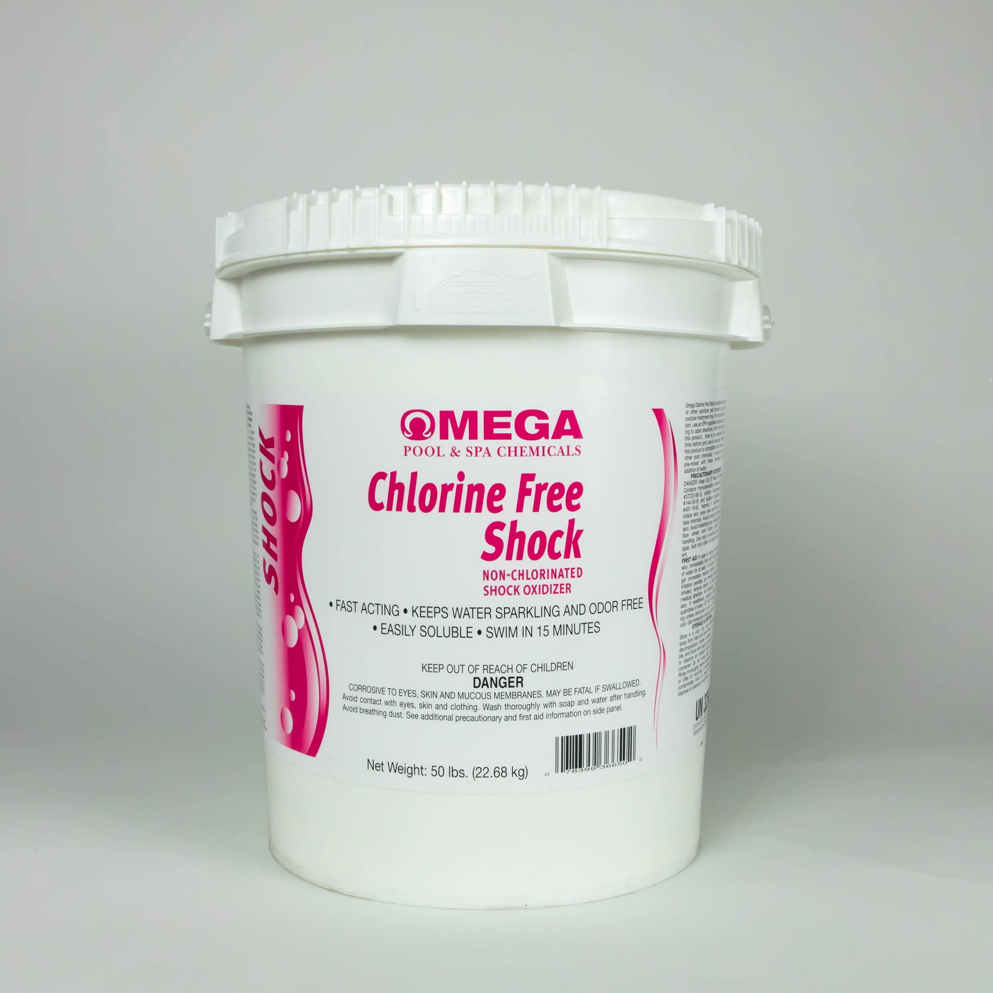 OMEGA 50 Lb - Omega Chlorine Free Shock for Swimming Pools - Walmart.com