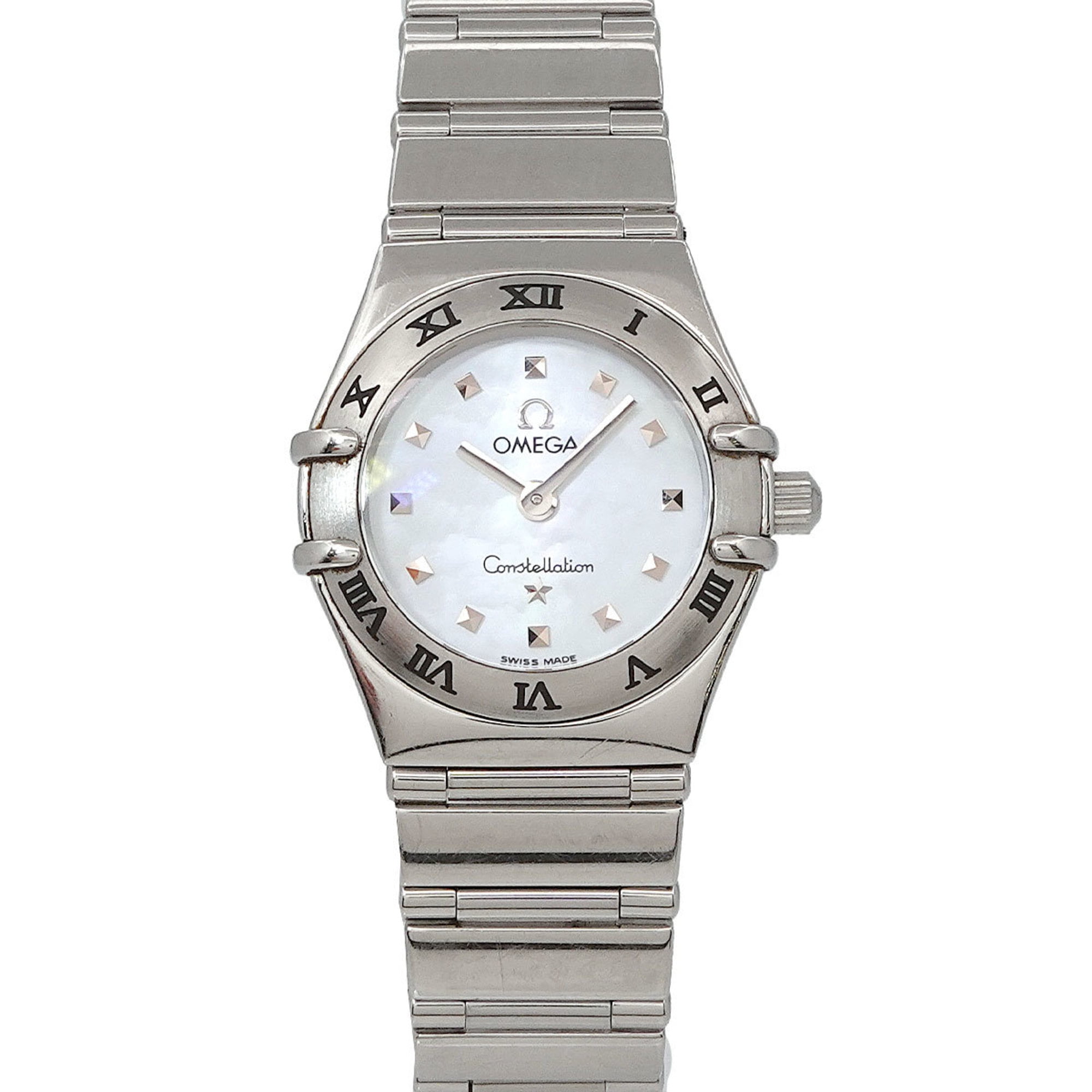 Pre-Owned OMEGA Constellation My Choice 1561 71 Ladies' Watch White ...