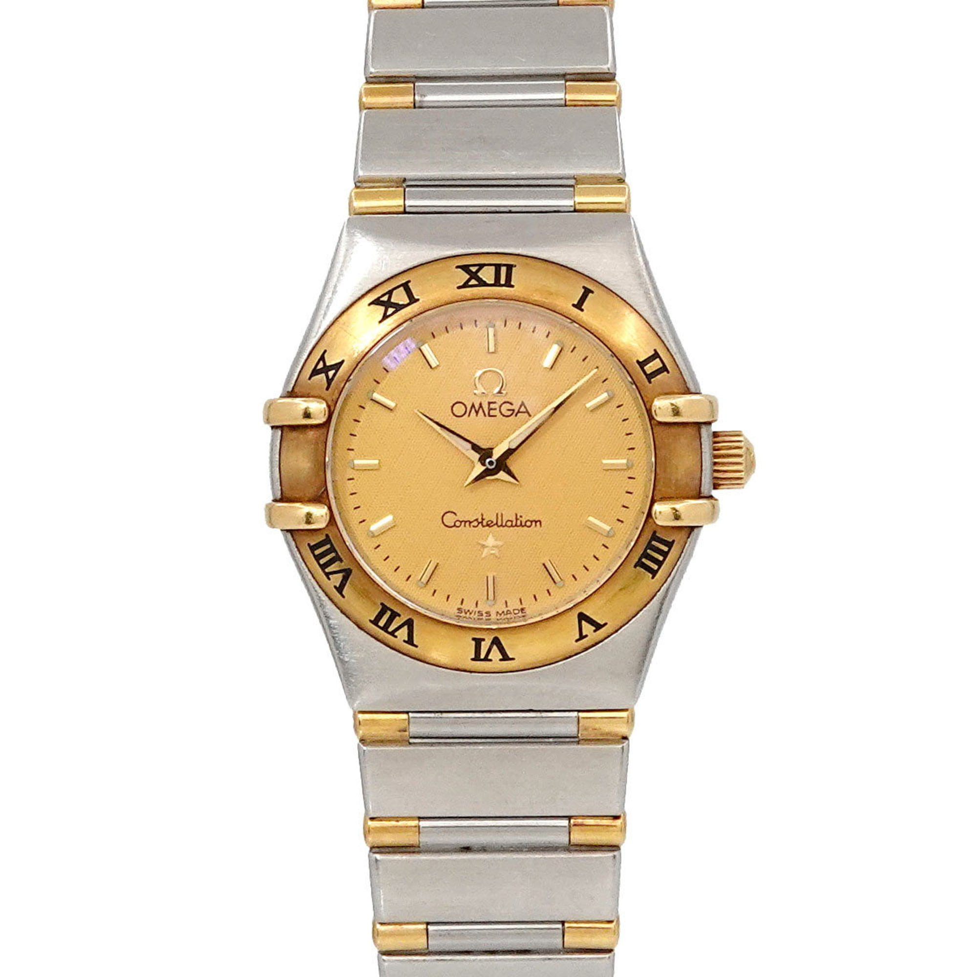 Pre-Owned OMEGA Constellation Two-tone 1362 10 Ladies' Watch Gold YG ...