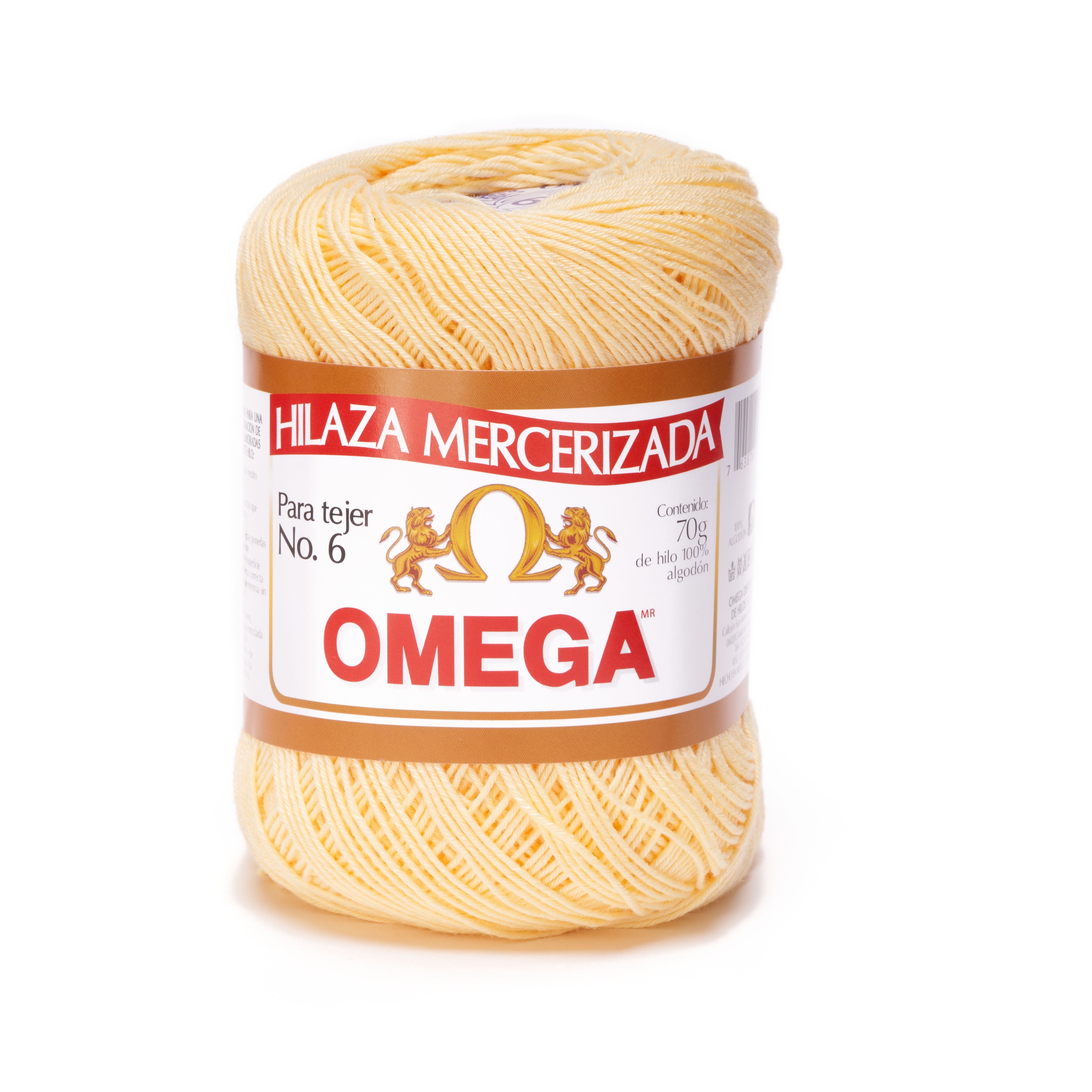 OMEGA NO.6 [70grs] by Omega - Soft Yarn 100% Mercerized Cotton Yarn ...