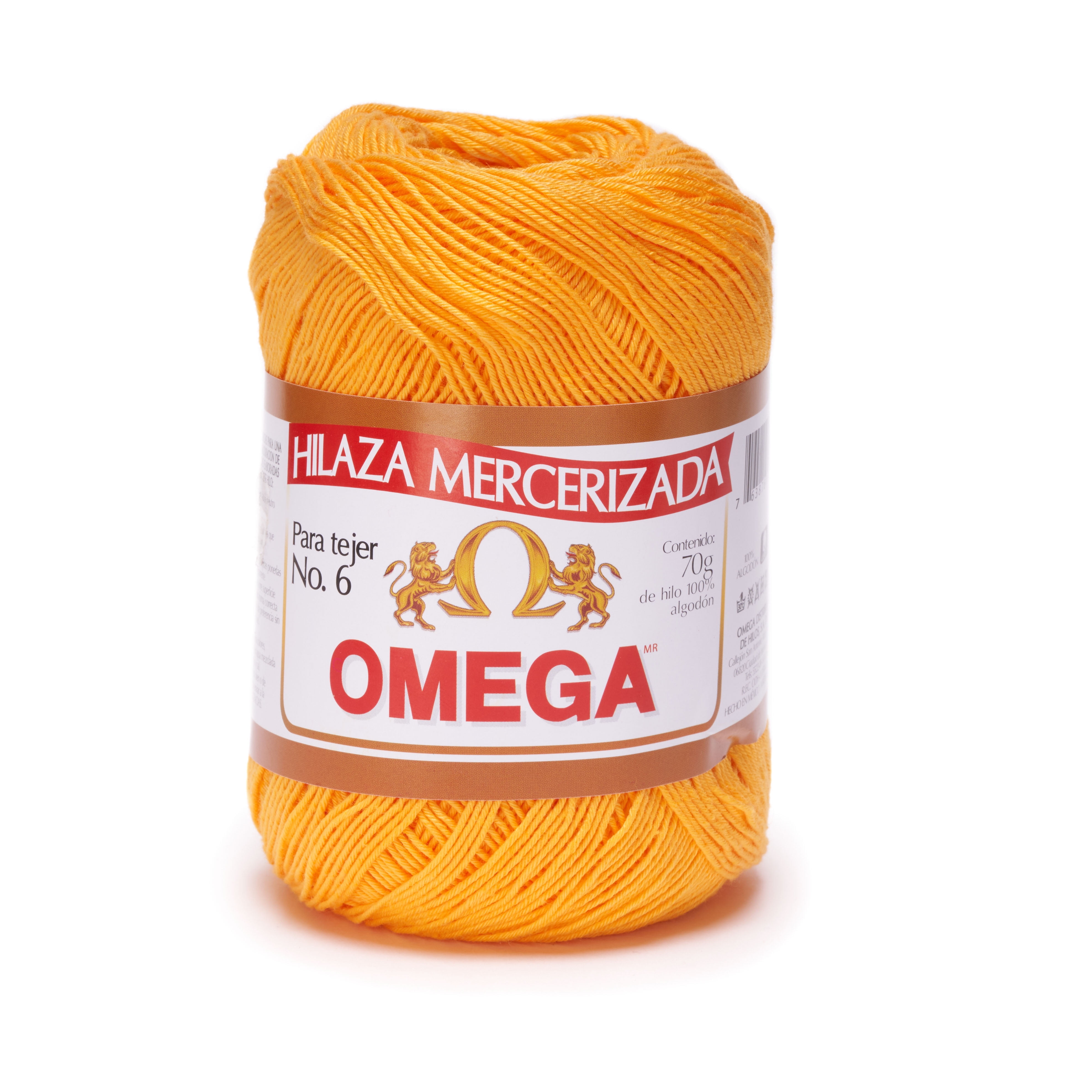 OMEGA NO.6 [70grs] by Omega - Soft Yarn 100% Mercerized Cotton Yarn ...