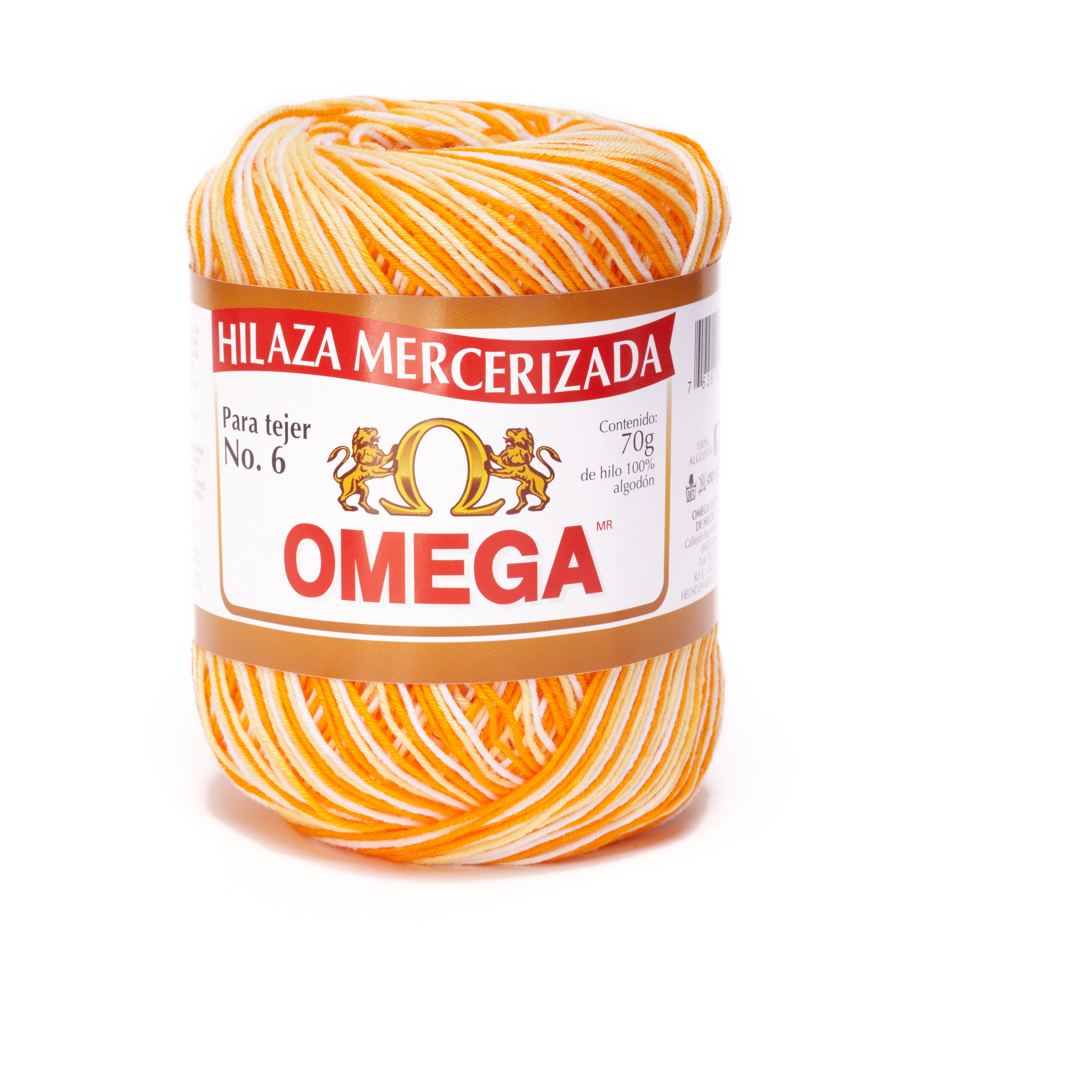 OMEGA NO.6 [70grs] by Omega - Soft Yarn 100% Mercerized Cotton Yarn ...