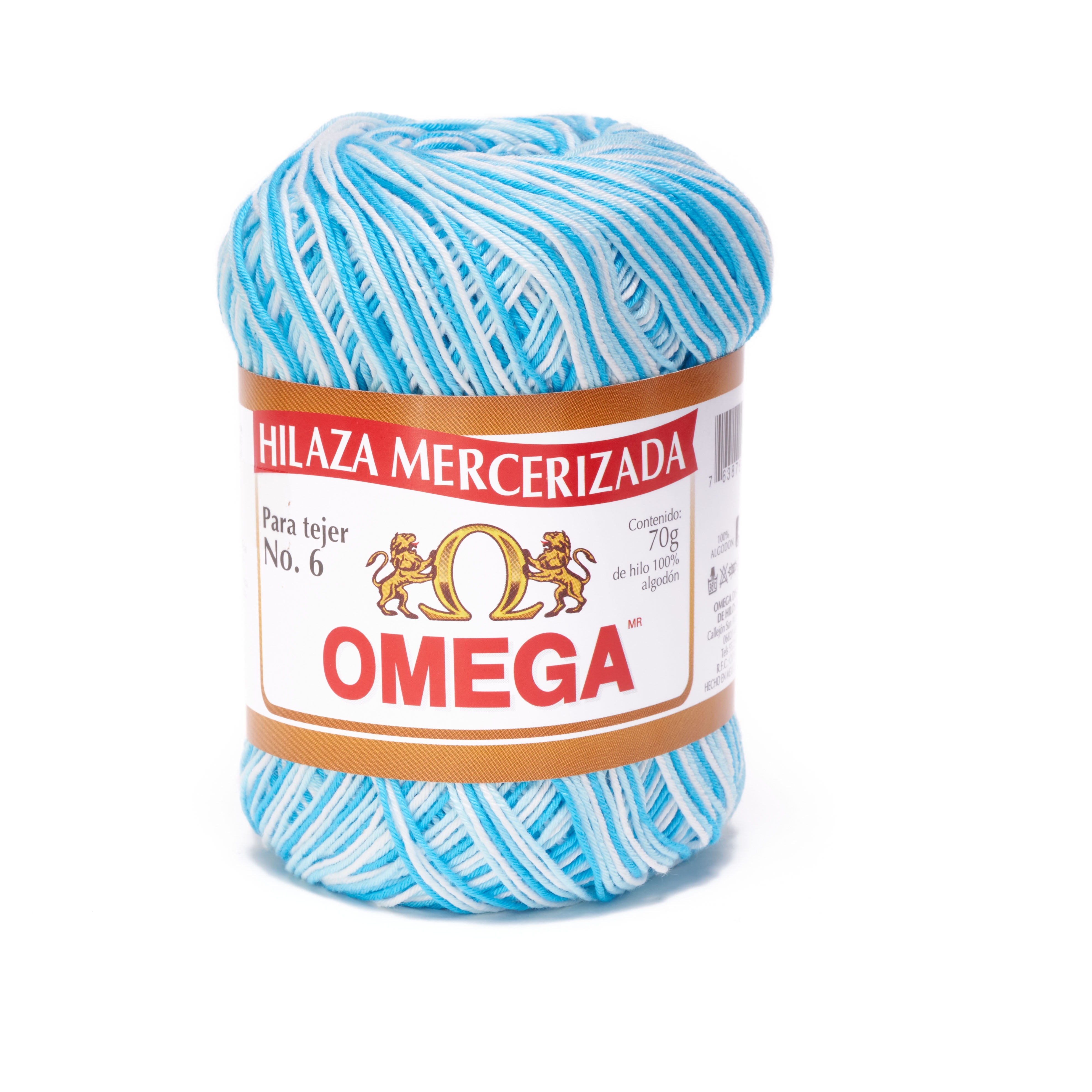 OMEGA NO.6 [70grs] by Omega - Soft Yarn 100% Mercerized Cotton Yarn ...