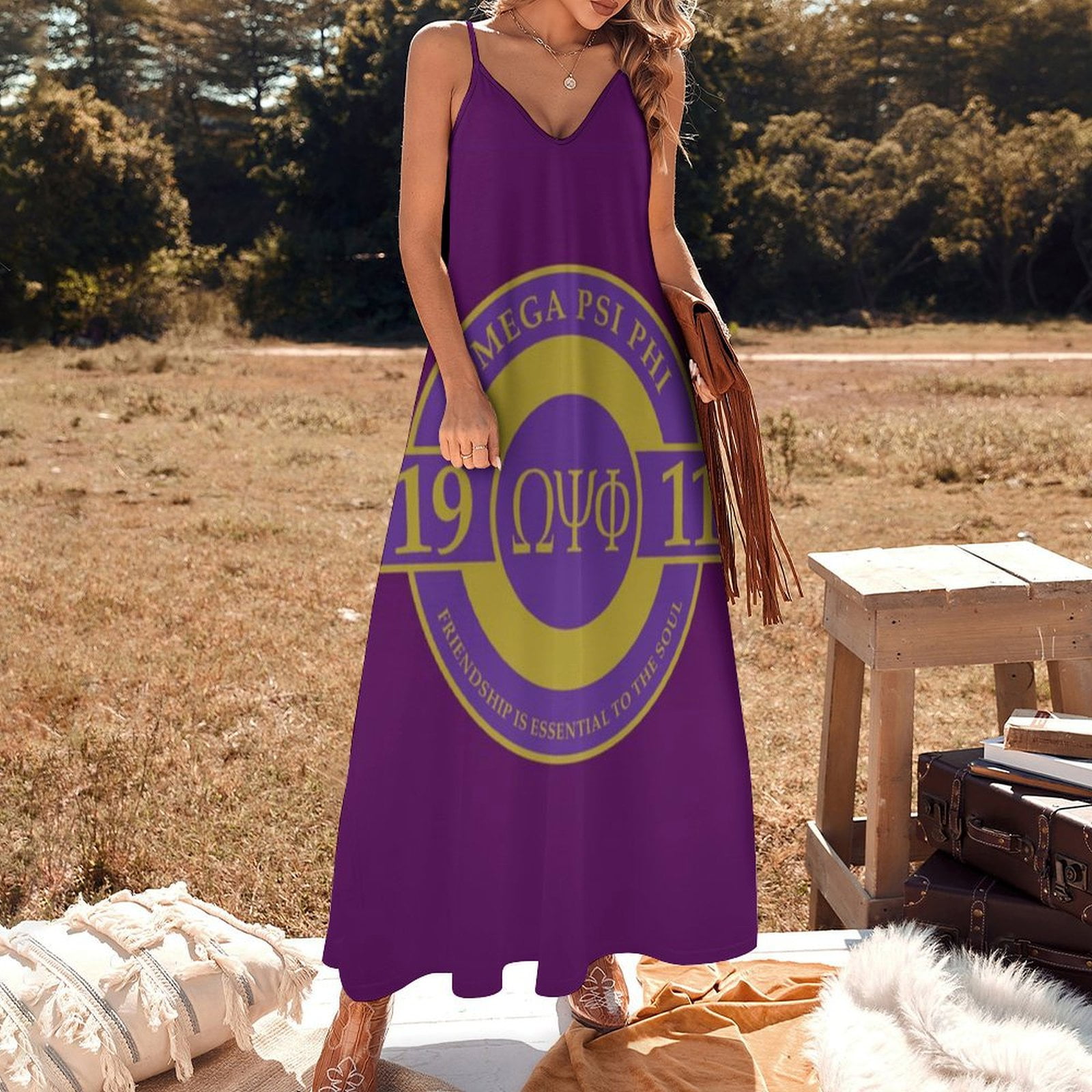 OMEGA PSI PHI 1911 Sleeveless Dress Elegant gowns women's fashion ...