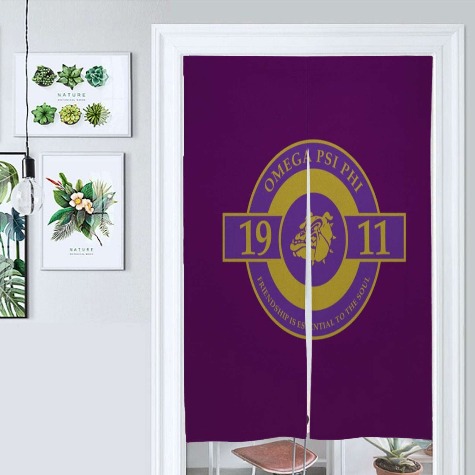 OMEGA PSI PHI Door Curtain Nordic Living Room DoorCurtain Porch ...