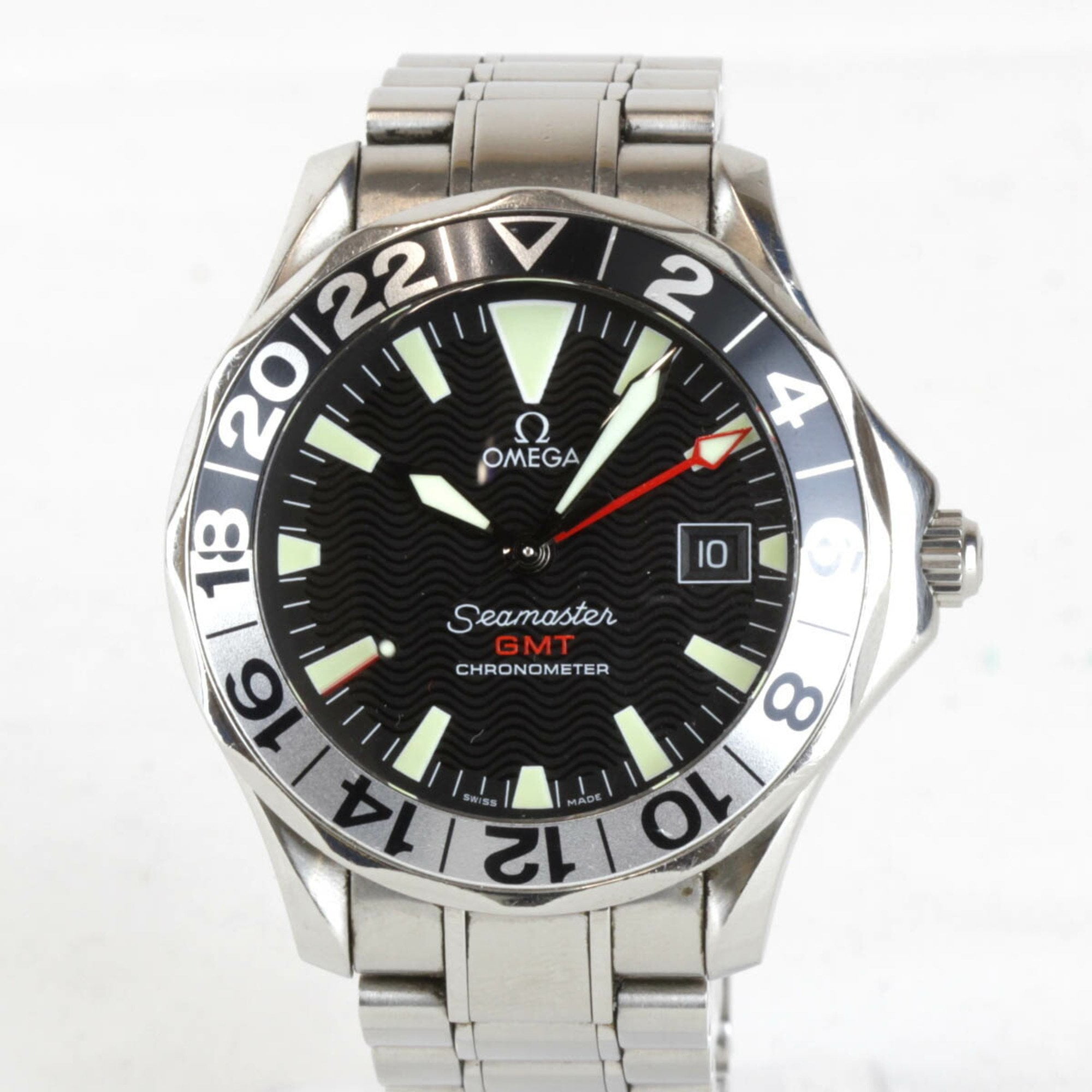 Pre-Owned OMEGA Seamaster GMT 50th Anniversary 2234.50. Automatic Men's ...