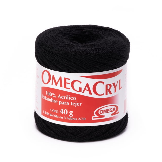 OMEGACRYL [40grs] by Omega - 3 - Thread Yarn ideal for embroidery ...