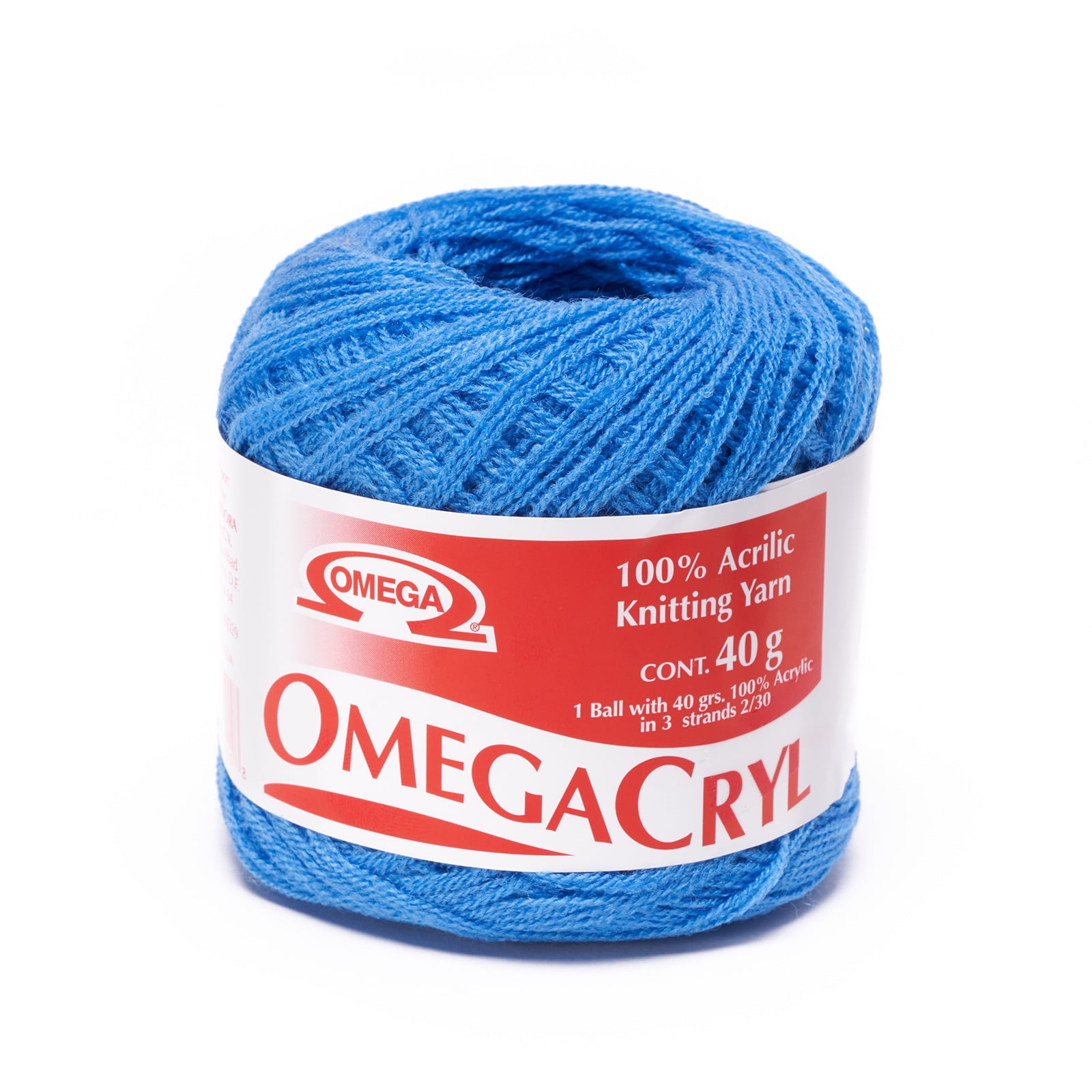 OMEGACRYL [40grs] by Omega - 3 - Thread Yarn ideal for embroidery ...