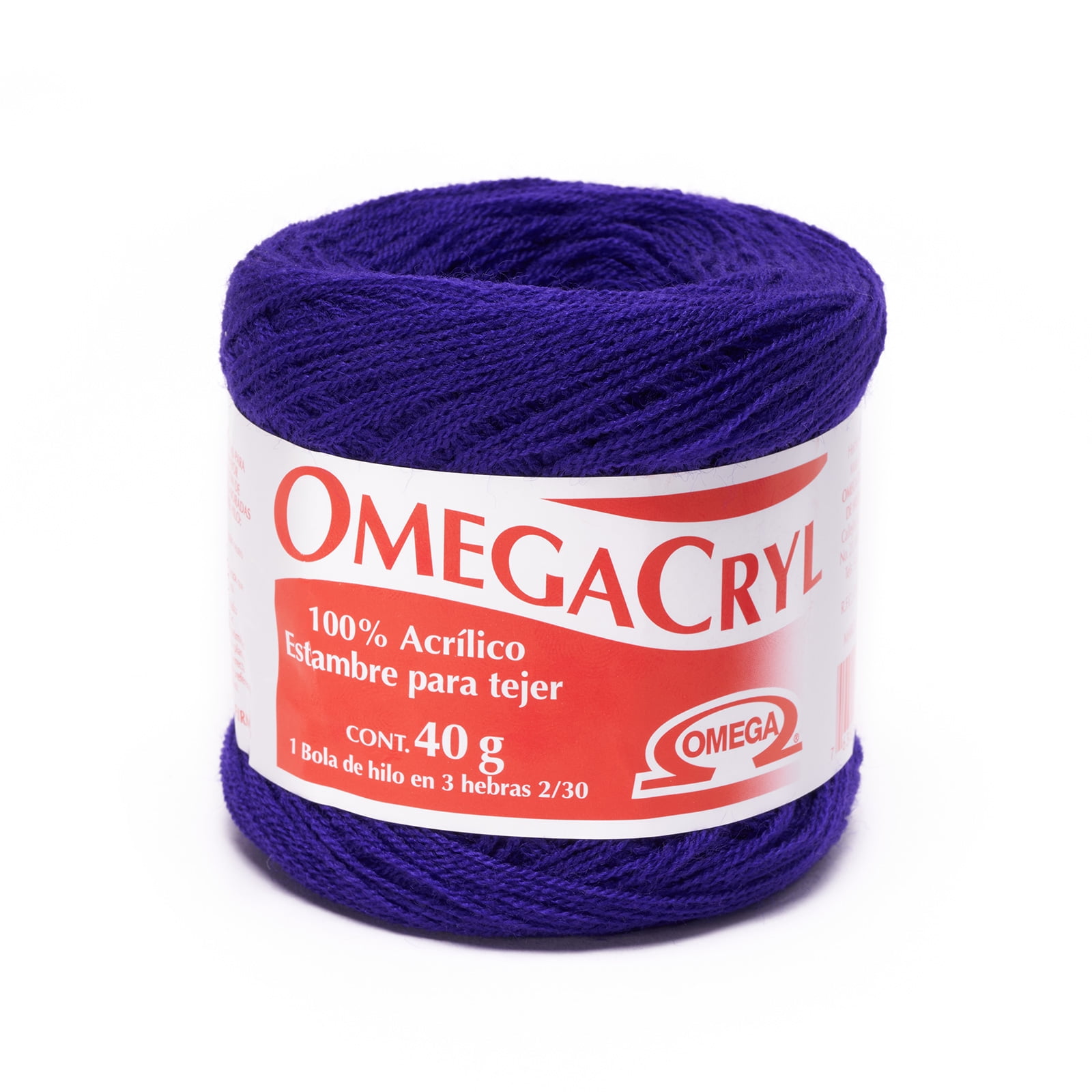 OMEGACRYL [40grs] by Omega - 3 - Thread Yarn ideal for embroidery ...