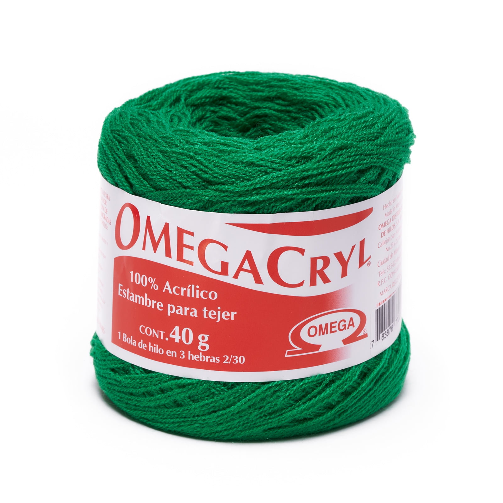OMEGACRYL [40grs] by Omega - 3 - Thread Yarn ideal for embroidery ...