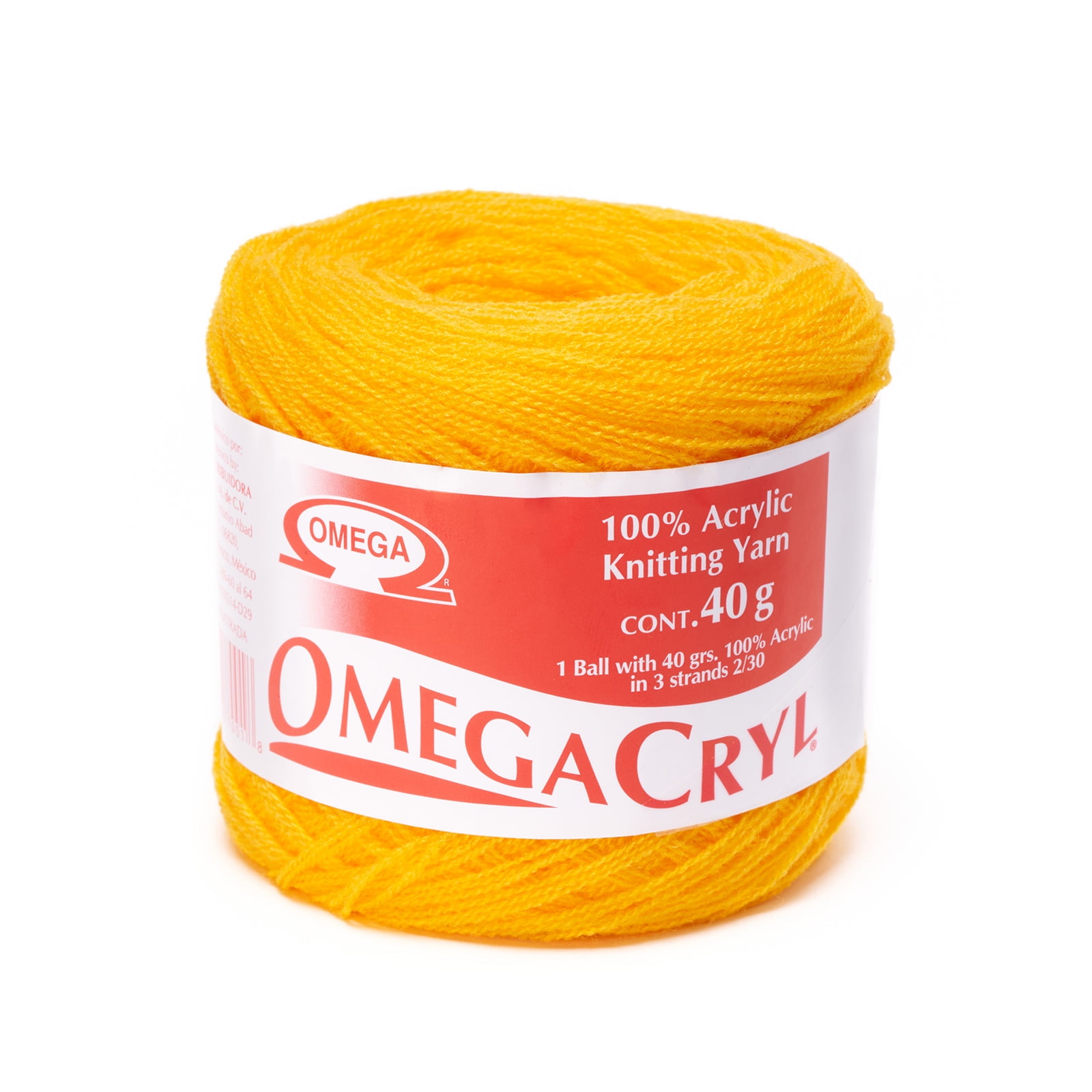 OMEGACRYL [40grs] by Omega - 3 - Thread Yarn ideal for embroidery ...