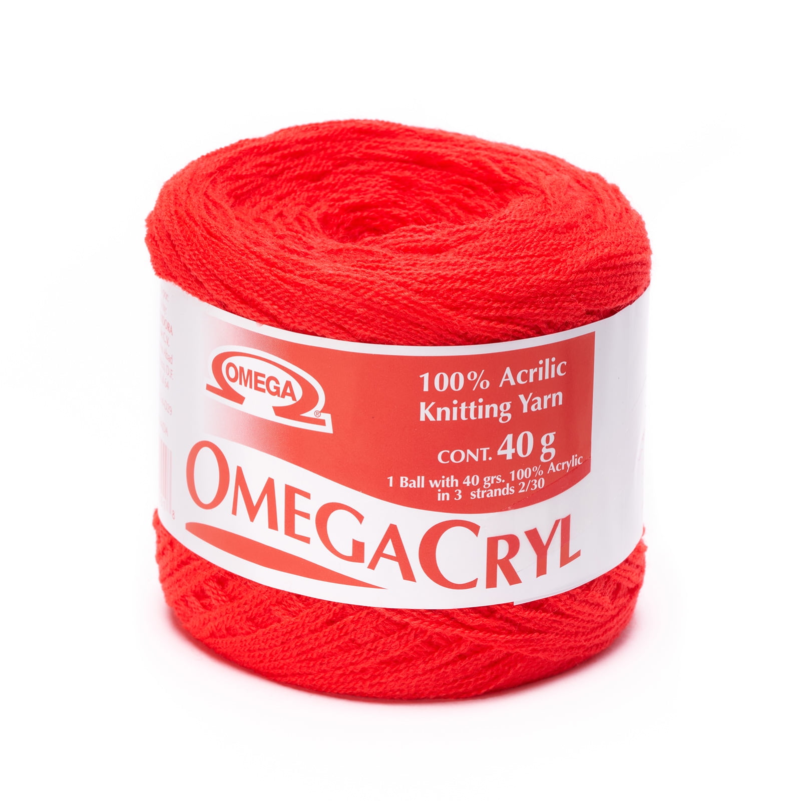 OMEGACRYL [40grs] by Omega - 3 - Thread Yarn ideal for embroidery ...