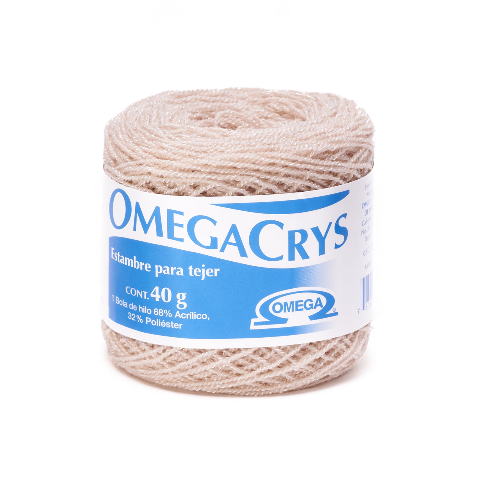 OMEGACRYS [40grs] - 1 of 2 - Fine Crystal Yarn by Omega great for all ...