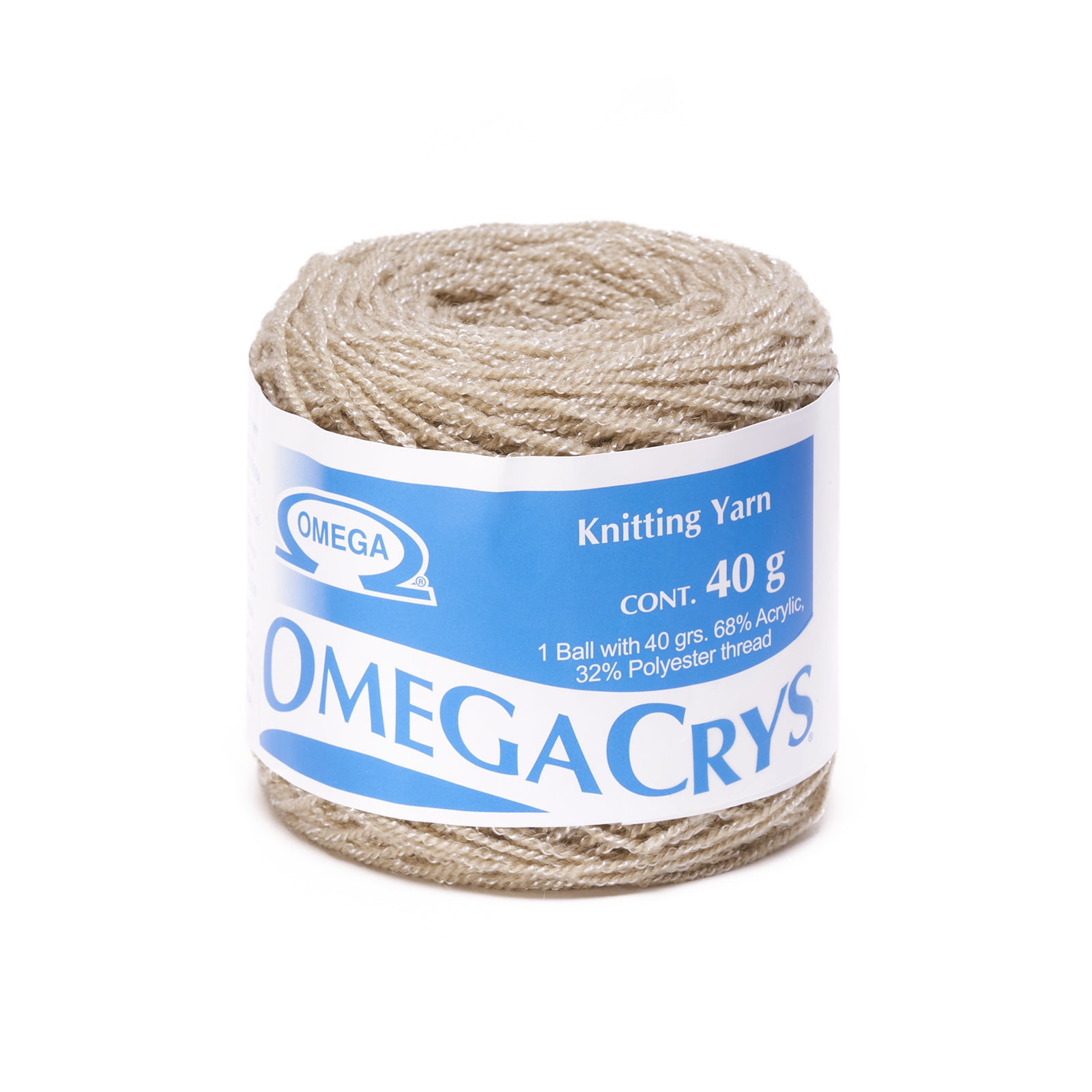 OMEGACRYS [40grs] - 1 of 2 - Fine Crystal Yarn by Omega great for all ...