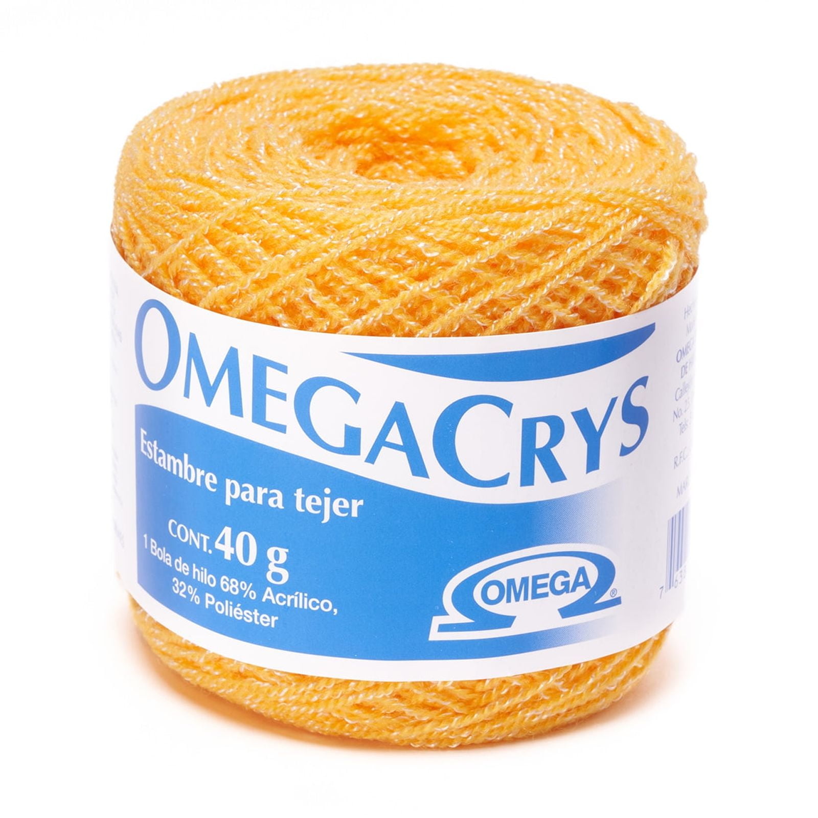 OMEGACRYS [40grs] - 1 of 2 - Fine Crystal Yarn by Omega great for all ...