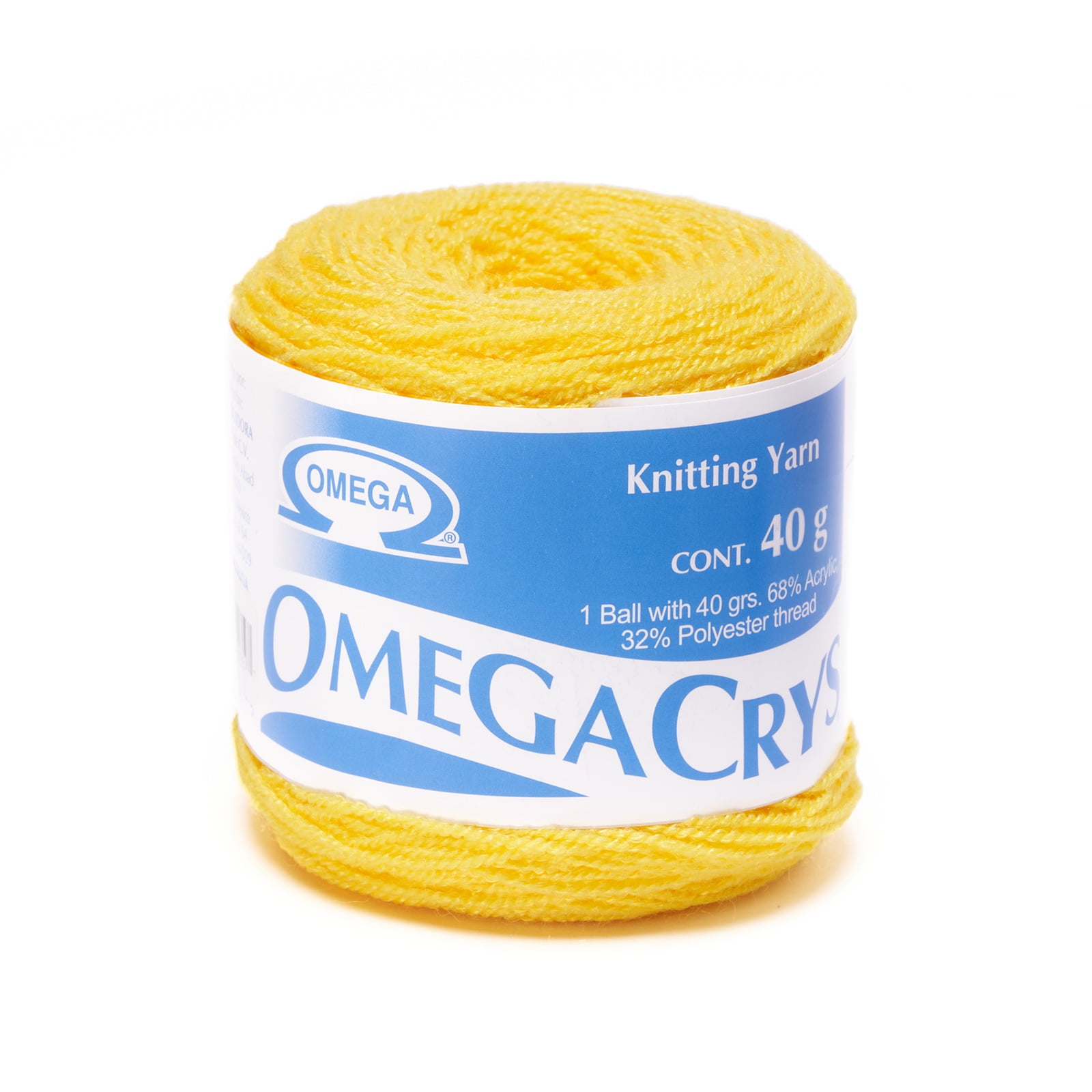 OMEGACRYS [40grs] - 1 of 2 - Fine Crystal Yarn by Omega great for all ...