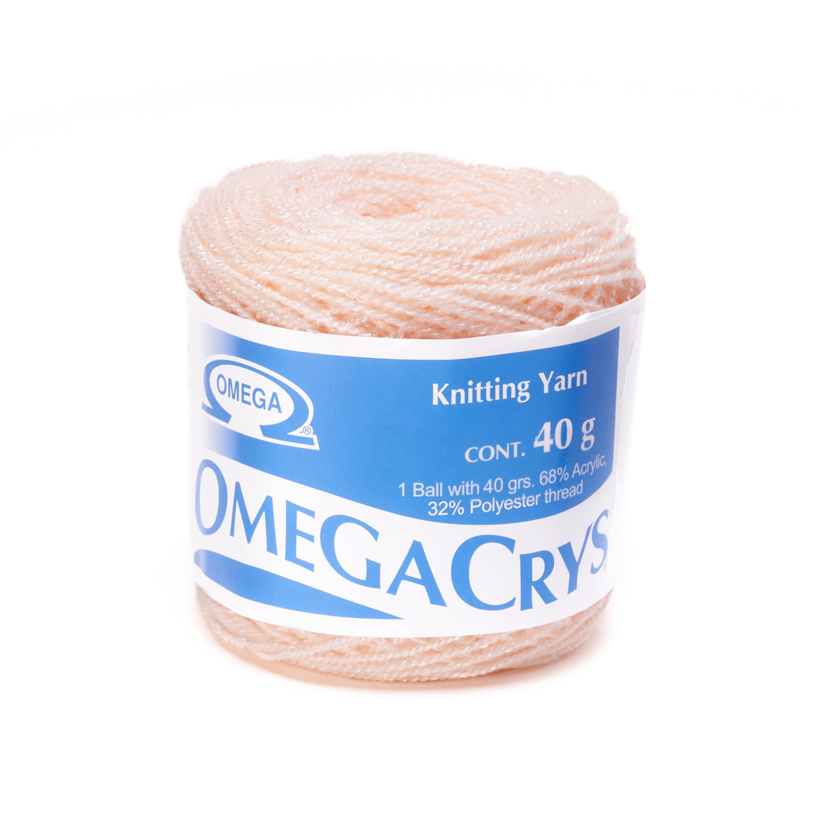 OMEGACRYS [40grs] - 1 of 2 - Fine Crystal Yarn by Omega great for all ...