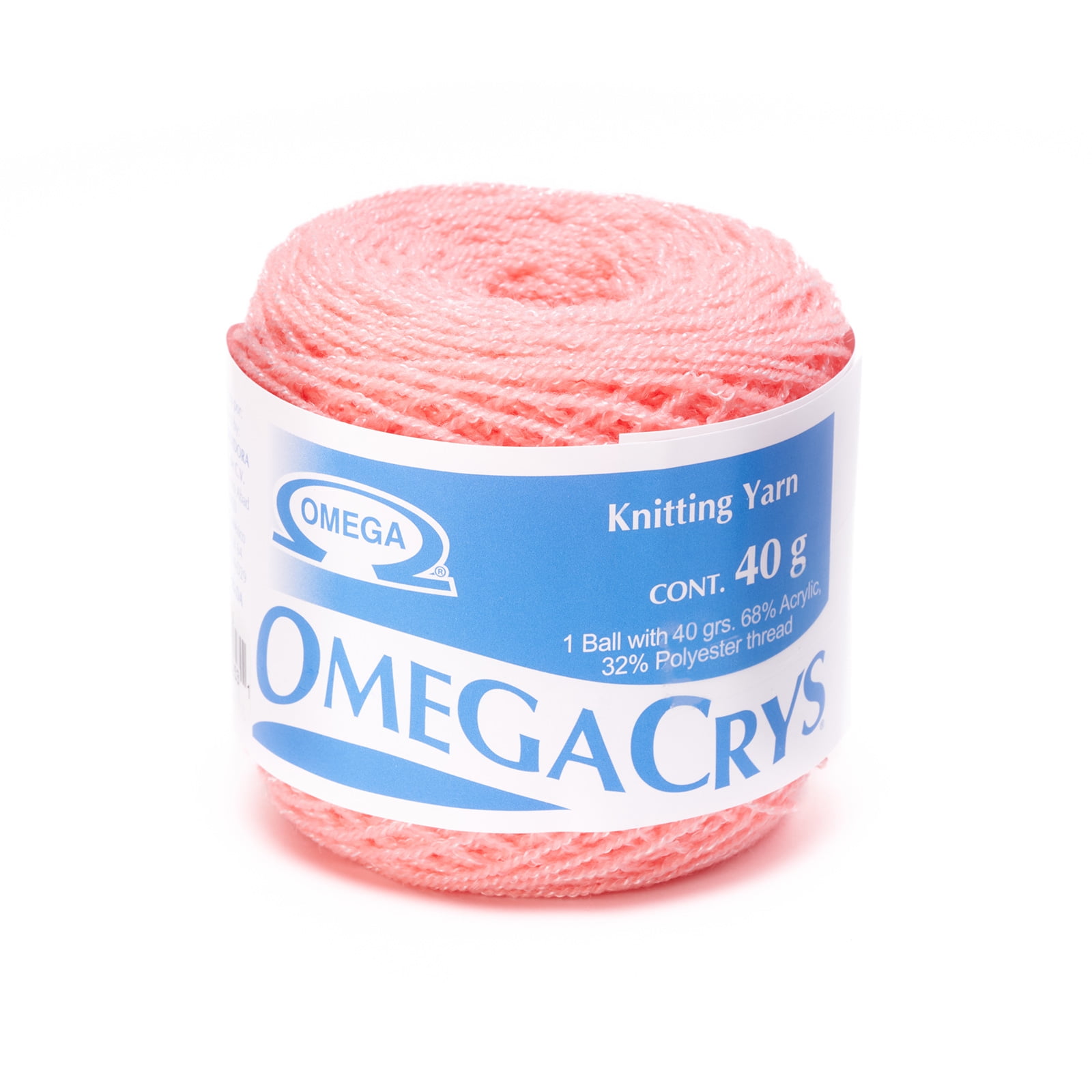 OMEGACRYS [40grs] - 1 of 2 - Fine Crystal Yarn by Omega great for all ...