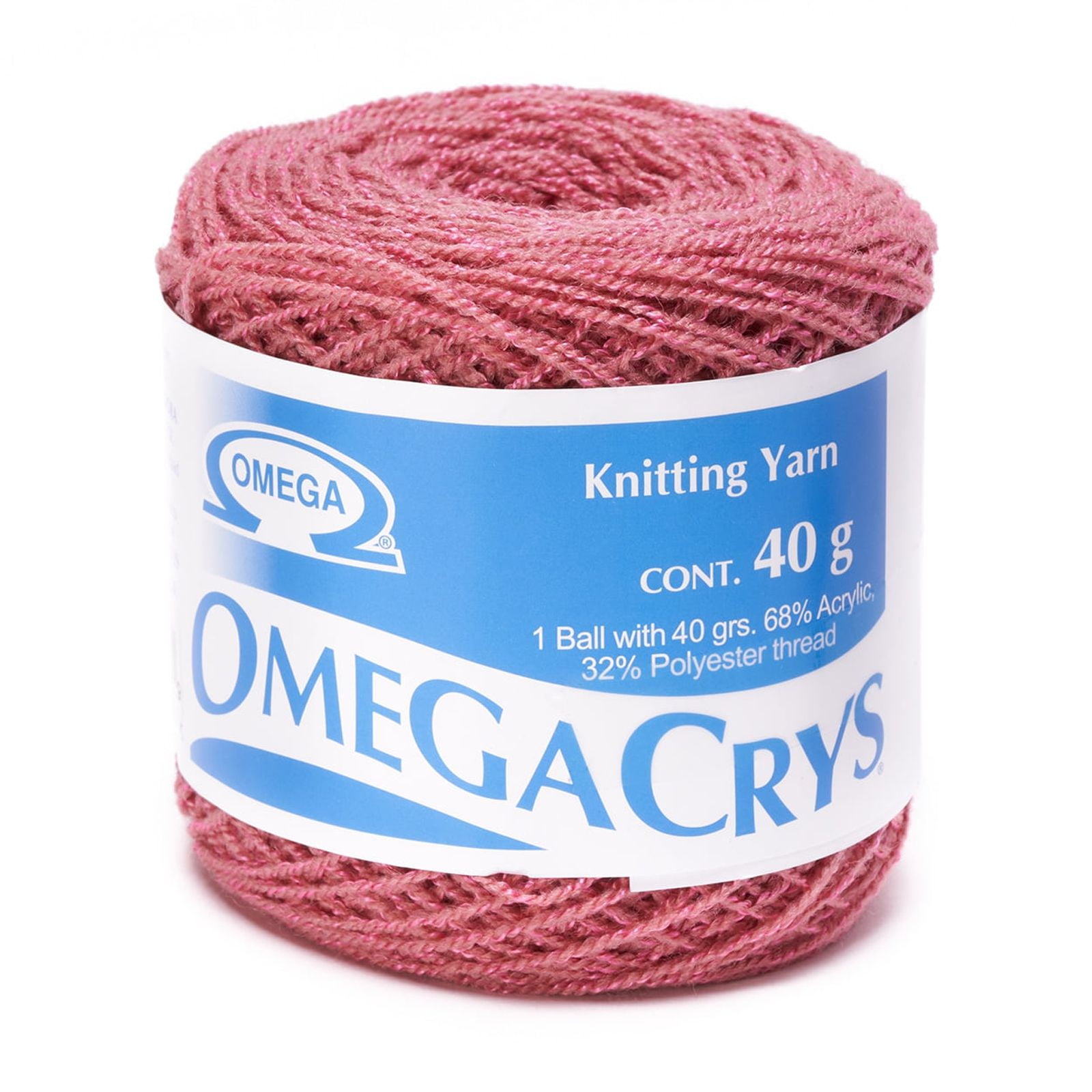OMEGACRYS [40grs] - 1 of 2 - Fine Crystal Yarn by Omega great for all ...