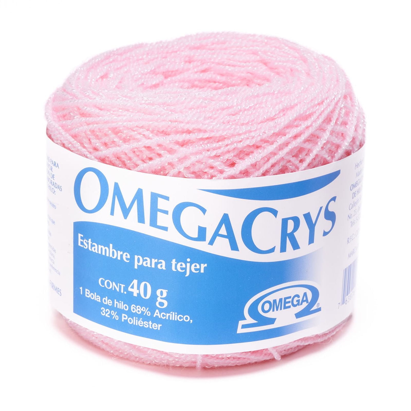 OMEGACRYS [40grs] - 1 of 2 - Fine Crystal Yarn by Omega great for all ...