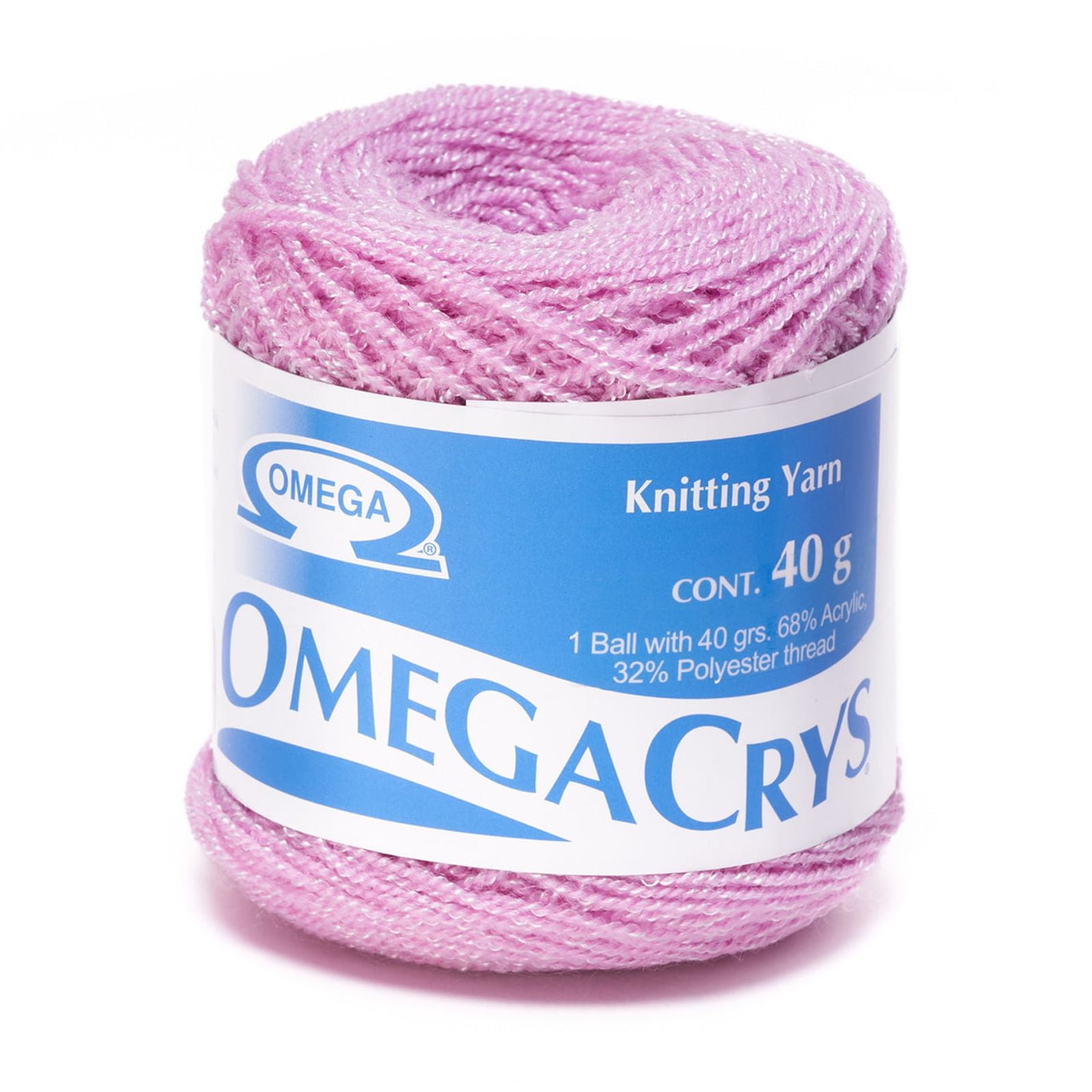 OMEGACRYS [40grs] - 1 of 2 - Fine Crystal Yarn by Omega great for all ...