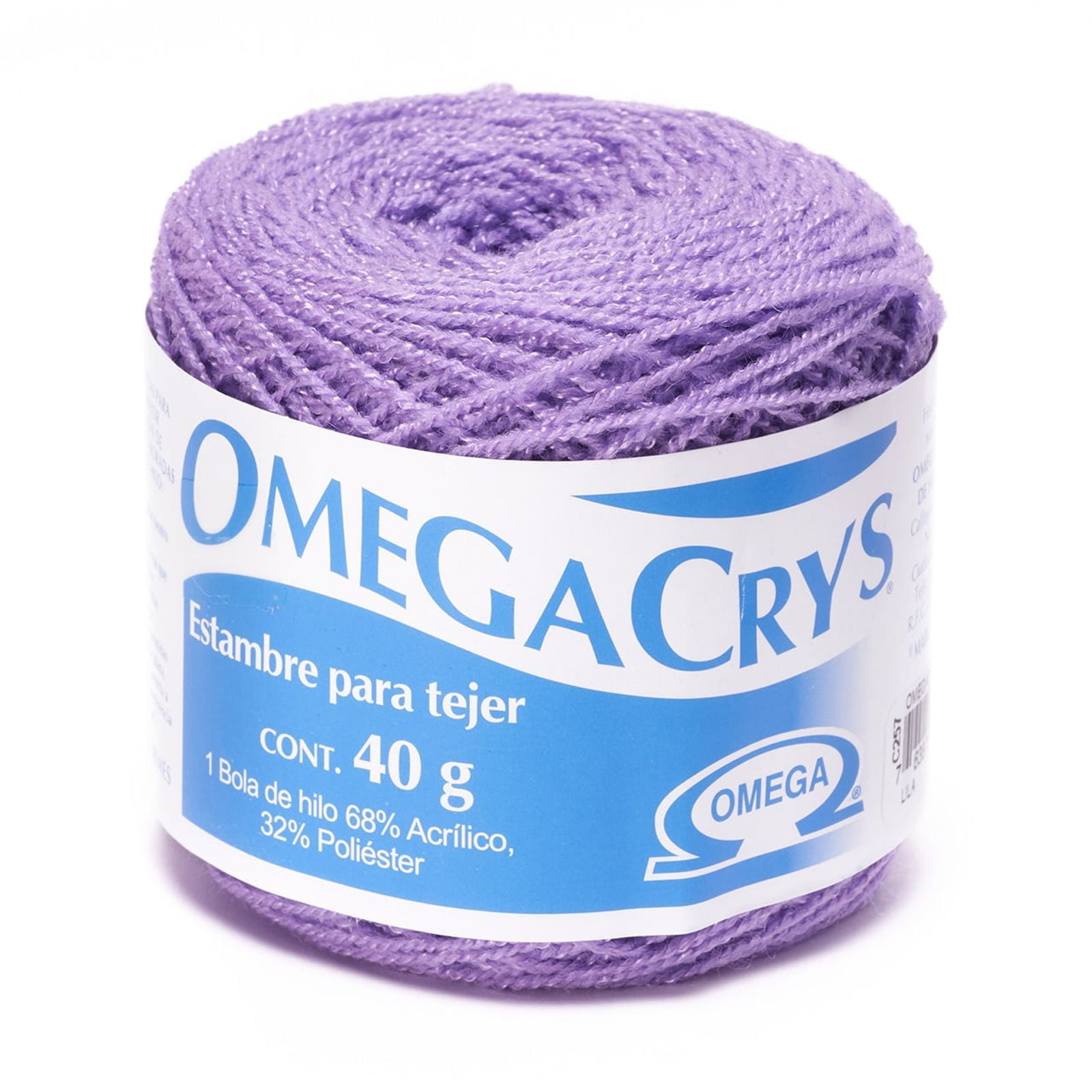 OMEGACRYS [40grs] - 1 of 2 - Fine Crystal Yarn by Omega great for all ...