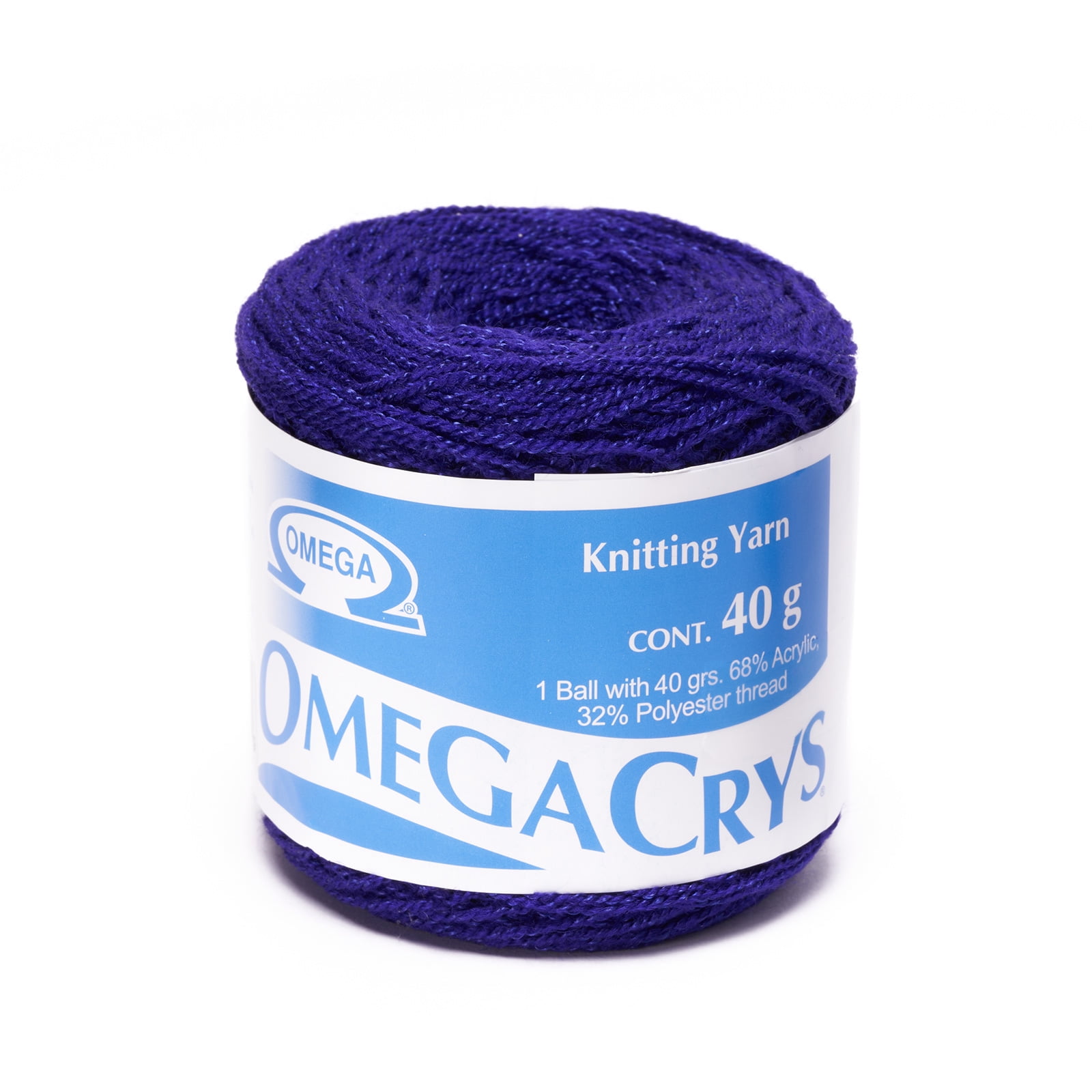 OMEGACRYS [40grs] - 1 of 2 - Fine Crystal Yarn by Omega great for all ...