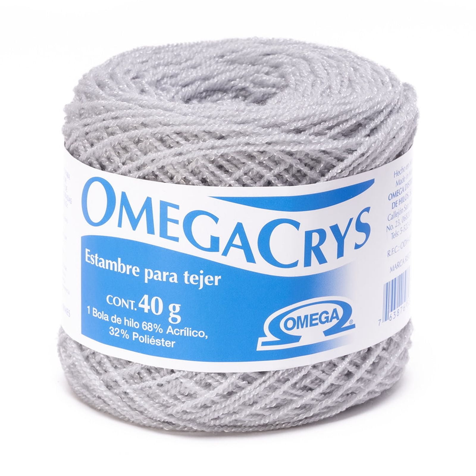 OMEGACRYS [40grs] - 2 of 2 - Fine Crystal Yarn by Omega great for all ...