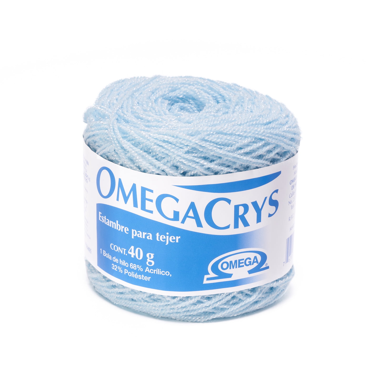 OMEGACRYS [40grs] - 2 of 2 - Fine Crystal Yarn by Omega great for all ...