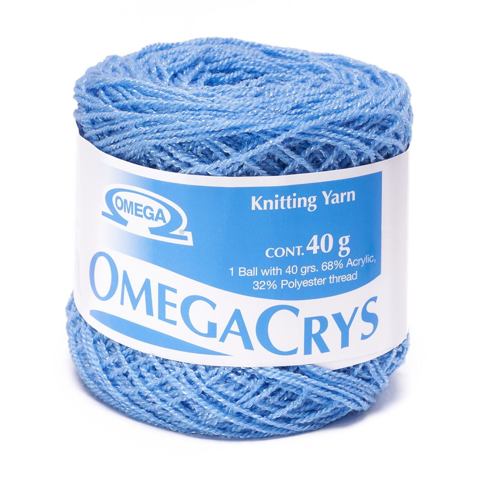 OMEGACRYS [40grs] - 2 of 2 - Fine Crystal Yarn by Omega great for all ...