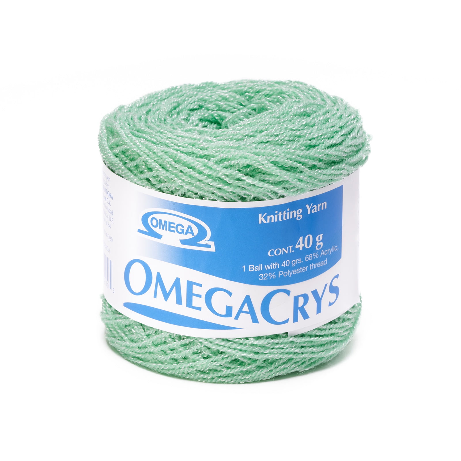 OMEGACRYS [40grs] - 2 of 2 - Fine Crystal Yarn by Omega great for all ...