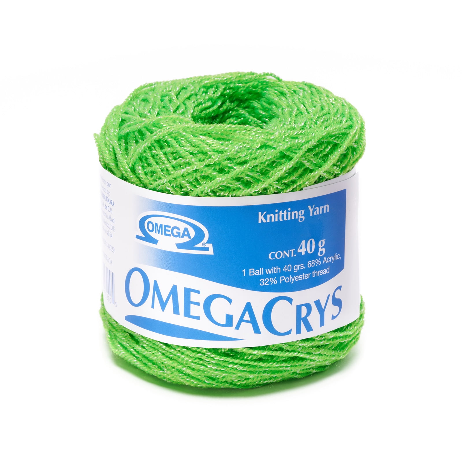 OMEGACRYS [40grs] - 2 of 2 - Fine Crystal Yarn by Omega great for all ...