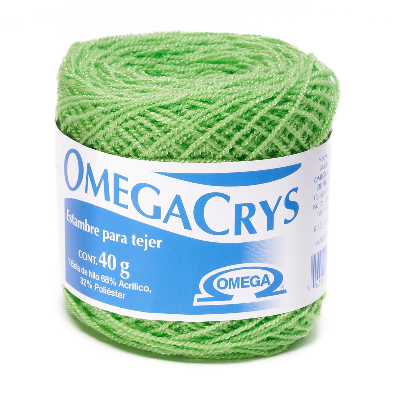 OMEGACRYS [40grs] - 2 of 2 - Fine Crystal Yarn by Omega great for all ...