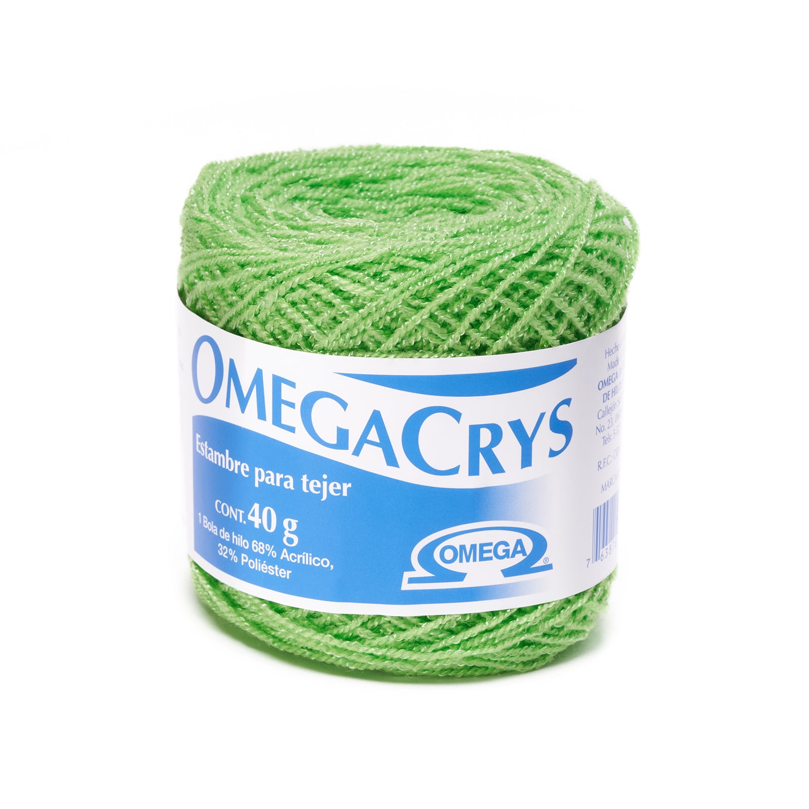 OMEGACRYS [40grs] - 2 of 2 - Fine Crystal Yarn by Omega great for all ...