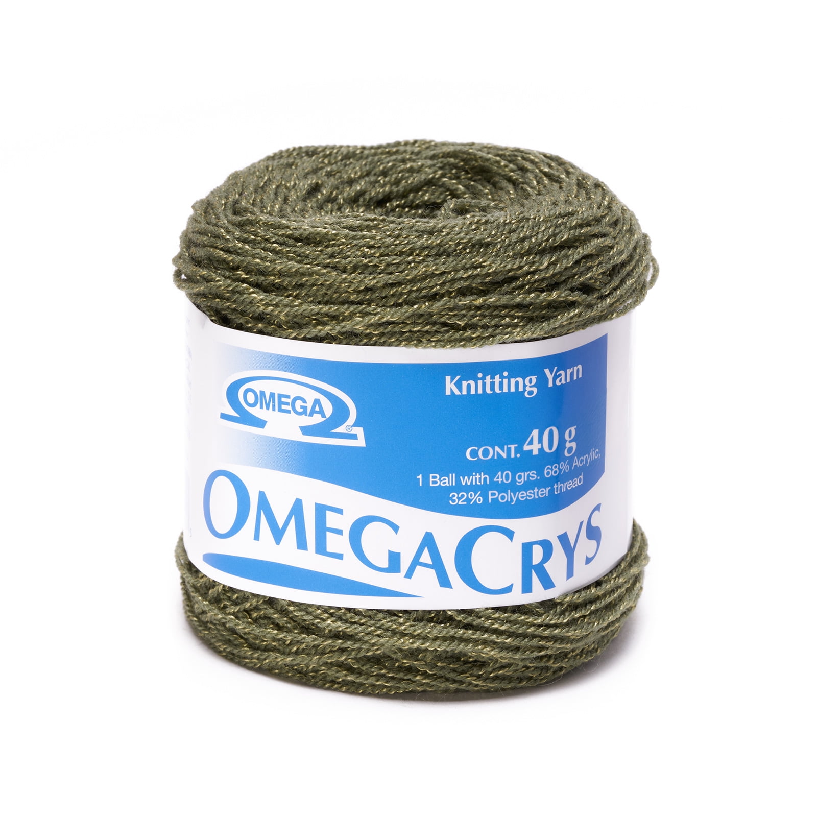 OMEGACRYS [40grs] - 2 of 2 - Fine Crystal Yarn by Omega great for all ...