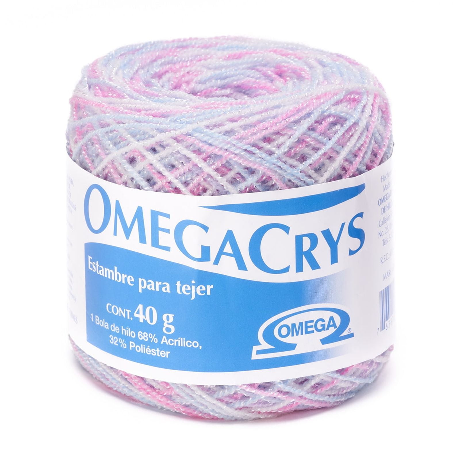 OMEGACRYS [40grs] - 2 of 2 - Fine Crystal Yarn by Omega great for all ...