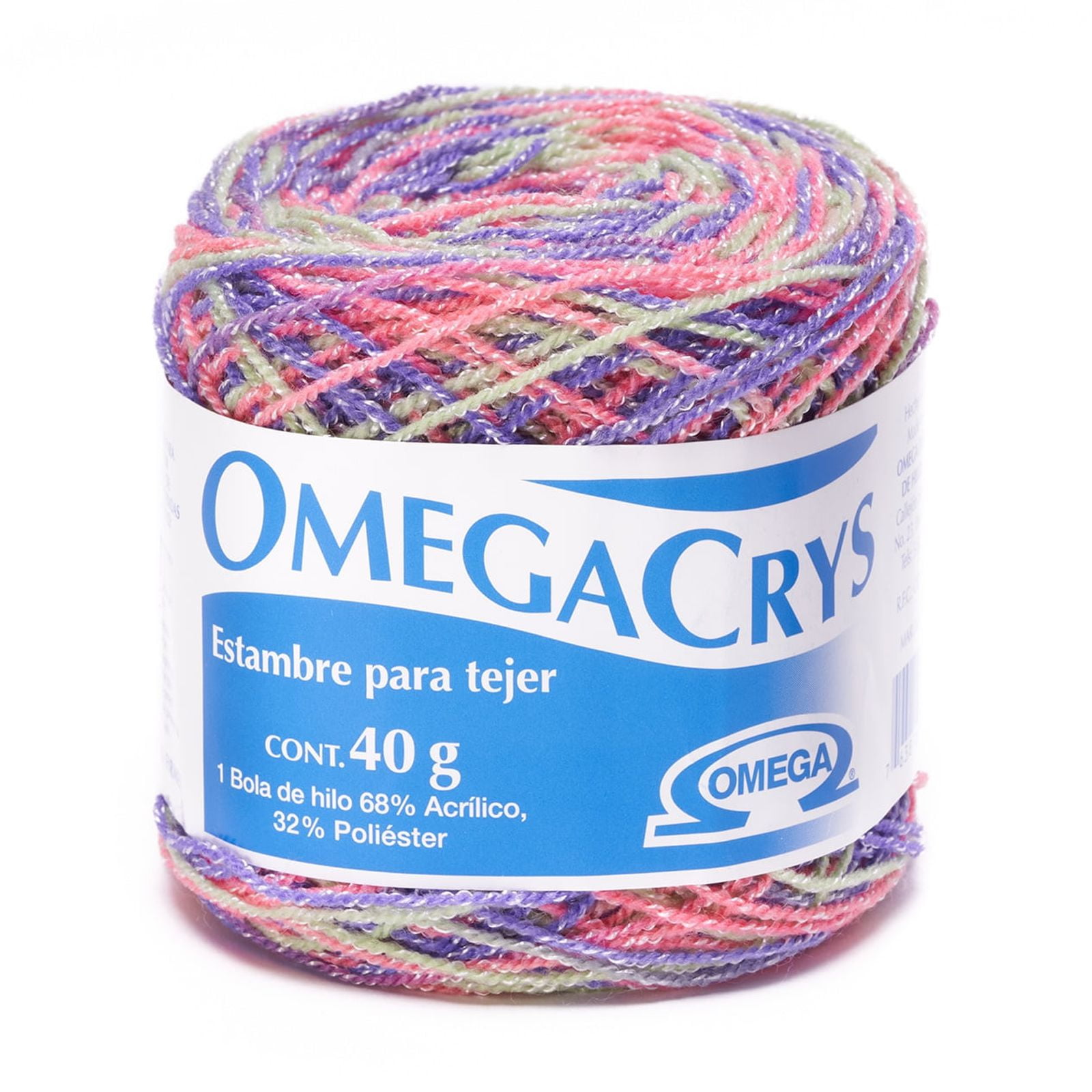OMEGACRYS [40grs] - 2 of 2 - Fine Crystal Yarn by Omega great for all ...