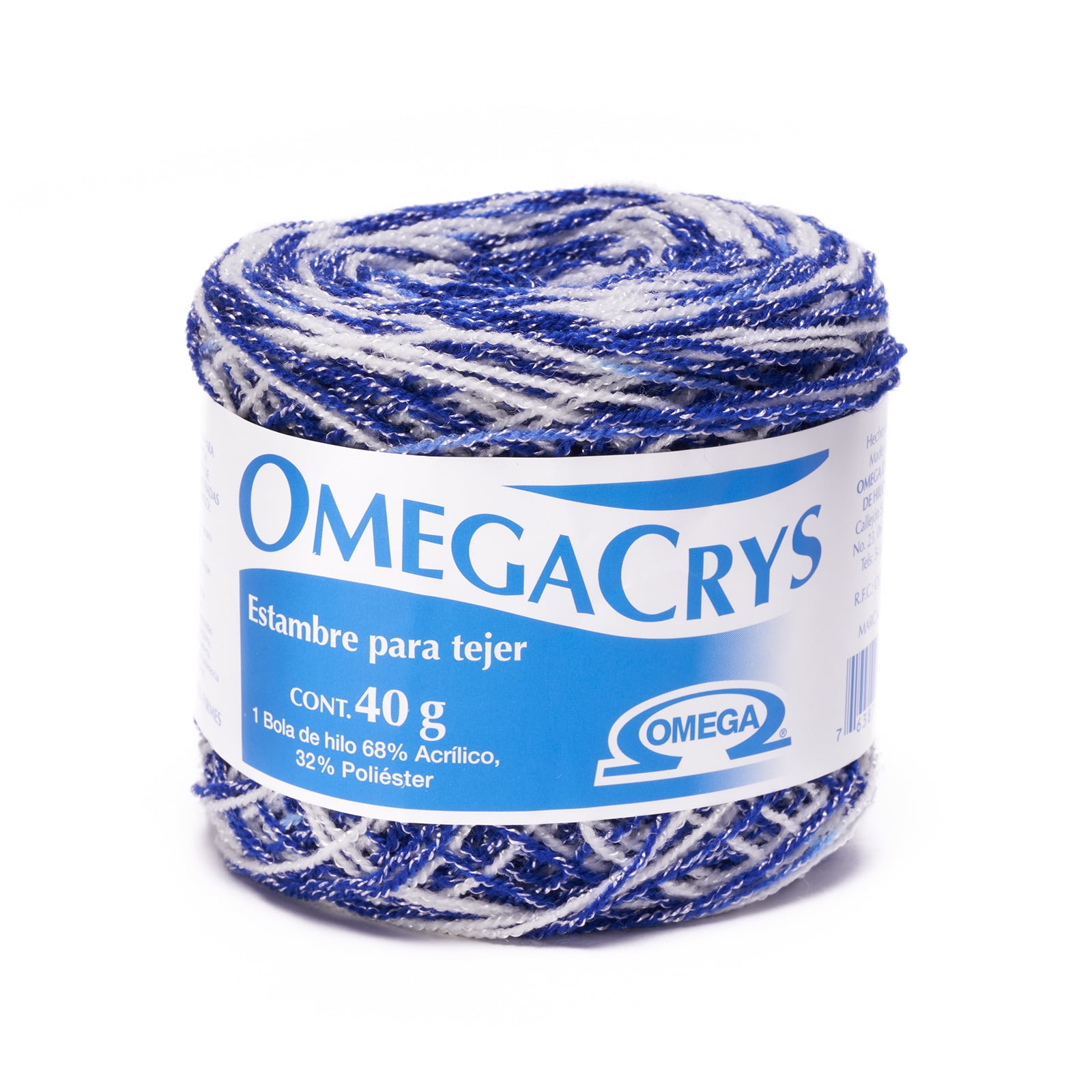 OMEGACRYS [40grs] - 2 of 2 - Fine Crystal Yarn by Omega great for all ...