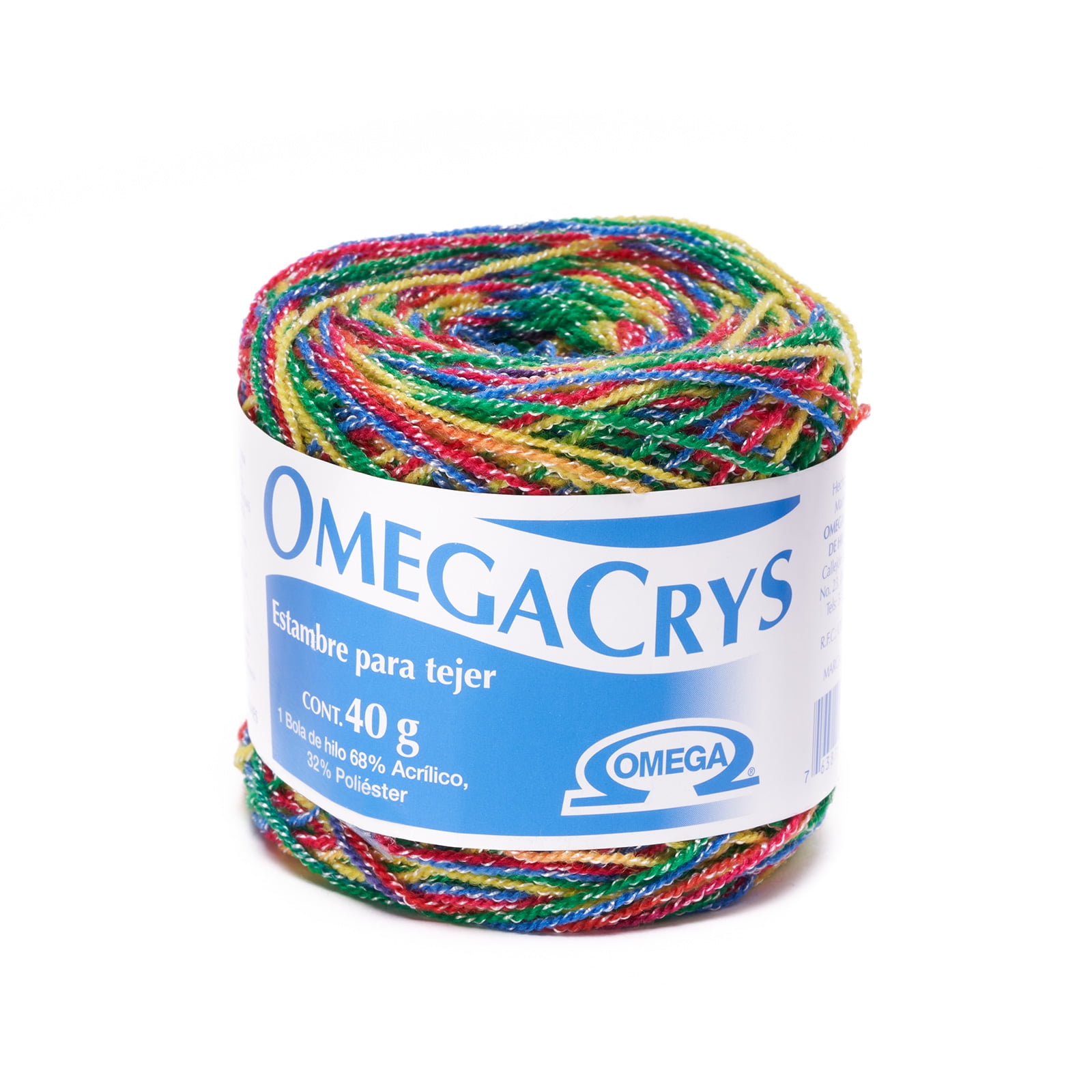OMEGACRYS [40grs] - 2 of 2 - Fine Crystal Yarn by Omega great for all ...