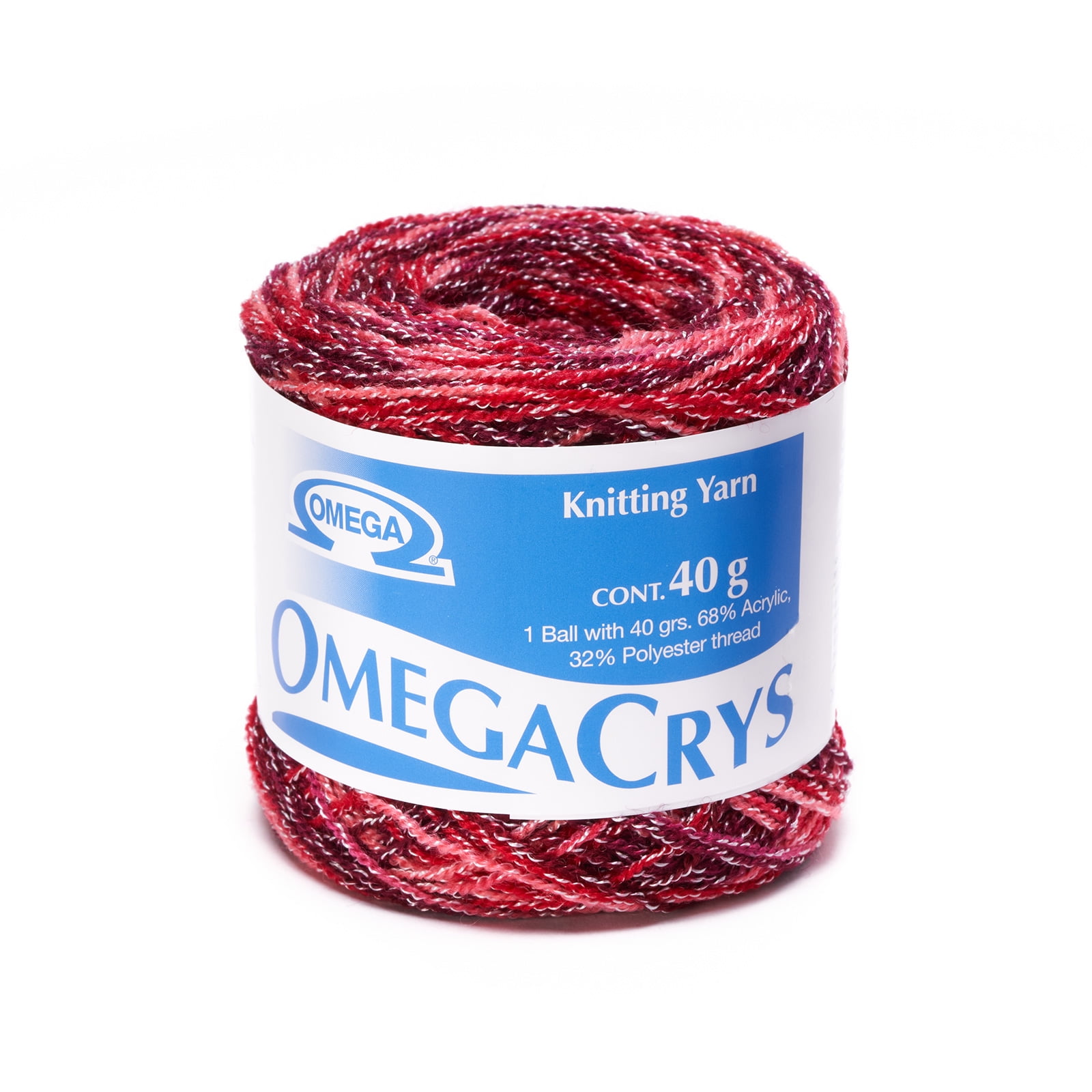 OMEGACRYS [40grs] - 2 of 2 - Fine Crystal Yarn by Omega great for all ...