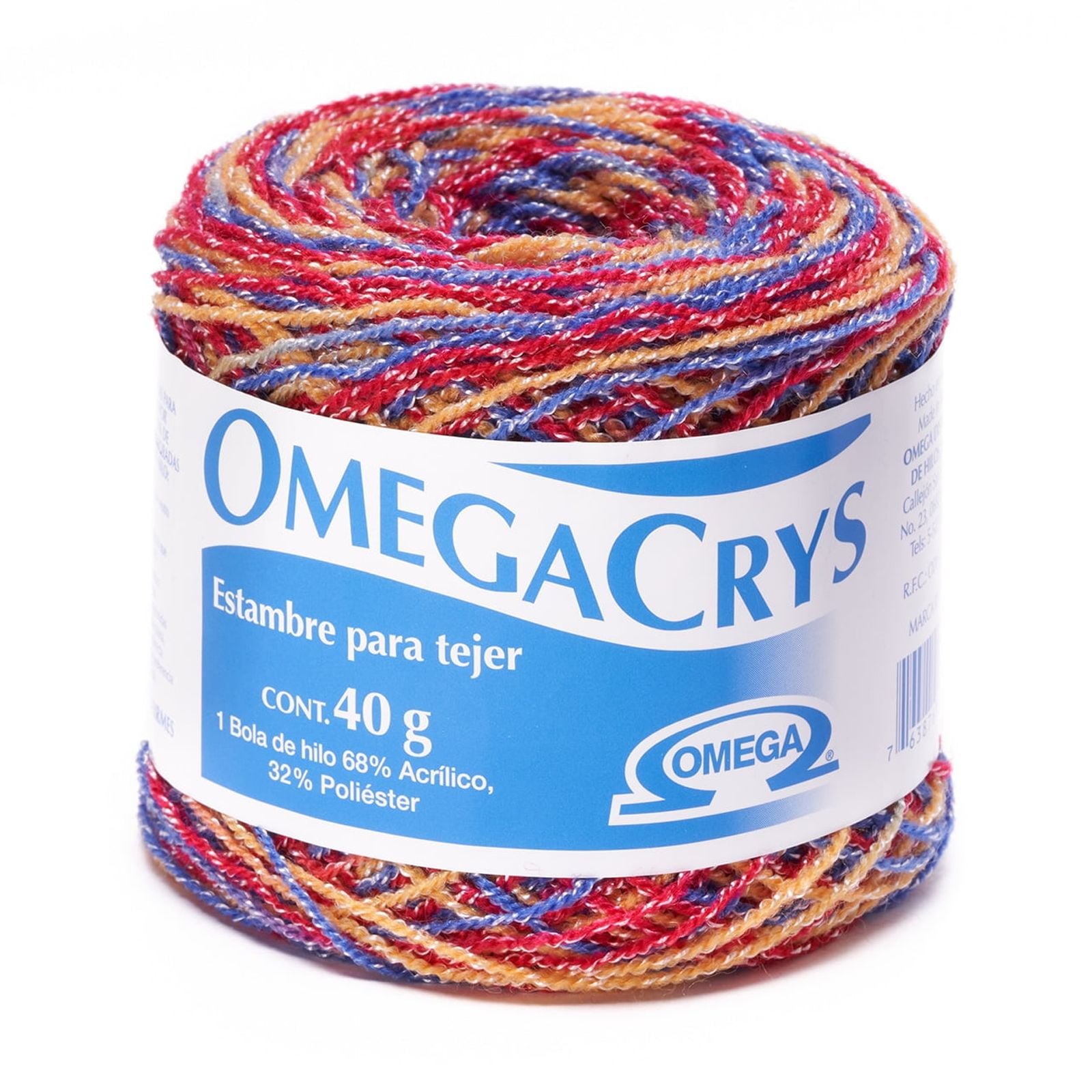 OMEGACRYS [40grs] - 2 of 2 - Fine Crystal Yarn by Omega great for all ...