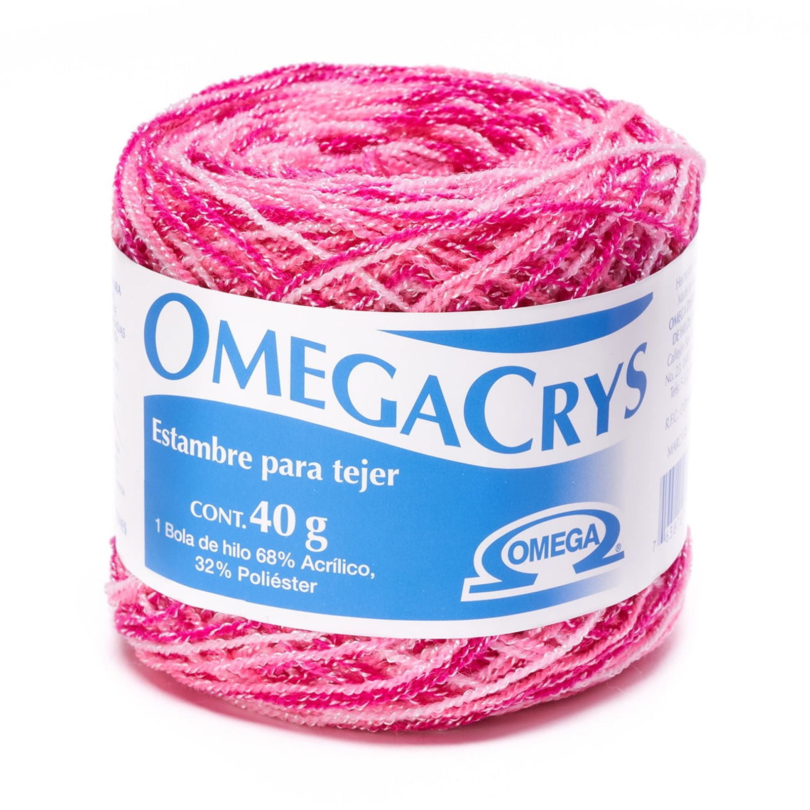 OMEGACRYS [40grs] - 2 of 2 - Fine Crystal Yarn by Omega great for all ...