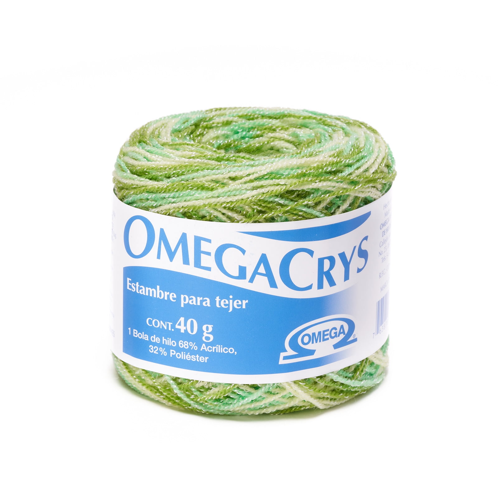 OMEGACRYS [40grs] - 2 of 2 - Fine Crystal Yarn by Omega great for all ...