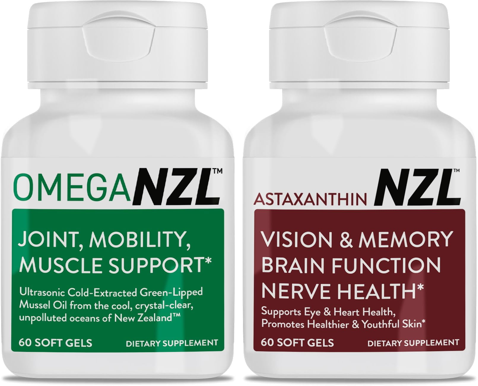 OMEGANZL Omega-3 Natural Joint Relief Supplement Natural Muscle Support ...