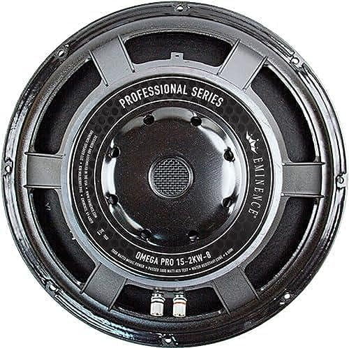 OMEGAPRO15-2KW-8 Professional Series Bass Speaker 15-in Subwoofer 1000 ...