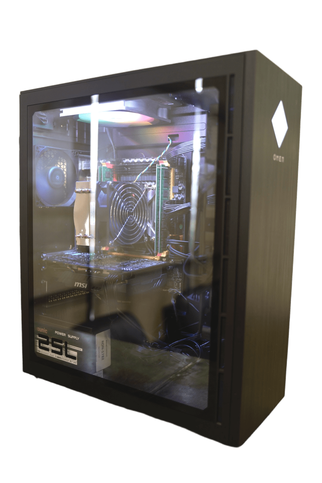 OMEN 25L CASE Gaming PC, i7-9700K, RTX 3060 12GB, 32GB RAM, 512GB SSD, Win11 Pro, WiFi 6 ...