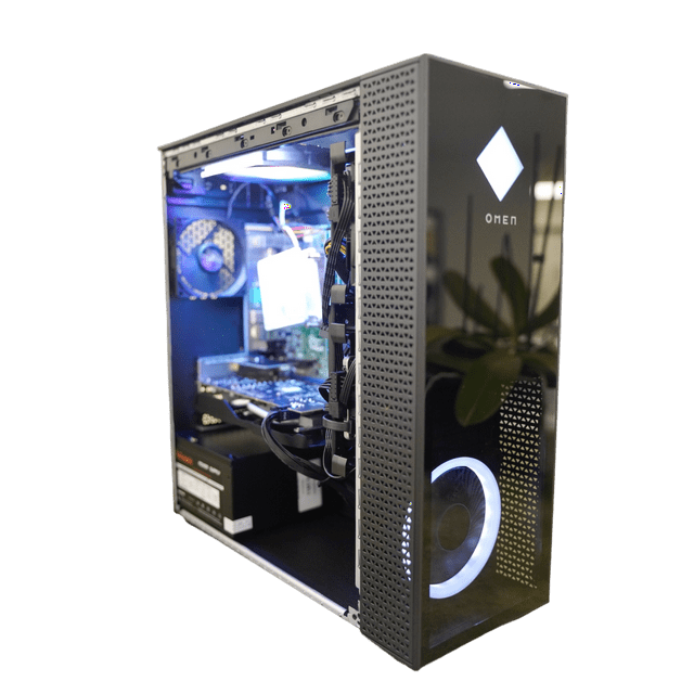 OMEN 30L CASE Gaming PC, Intel Core i7-9700K, RX 580 8GB, 64GB RAM, 1TB ...