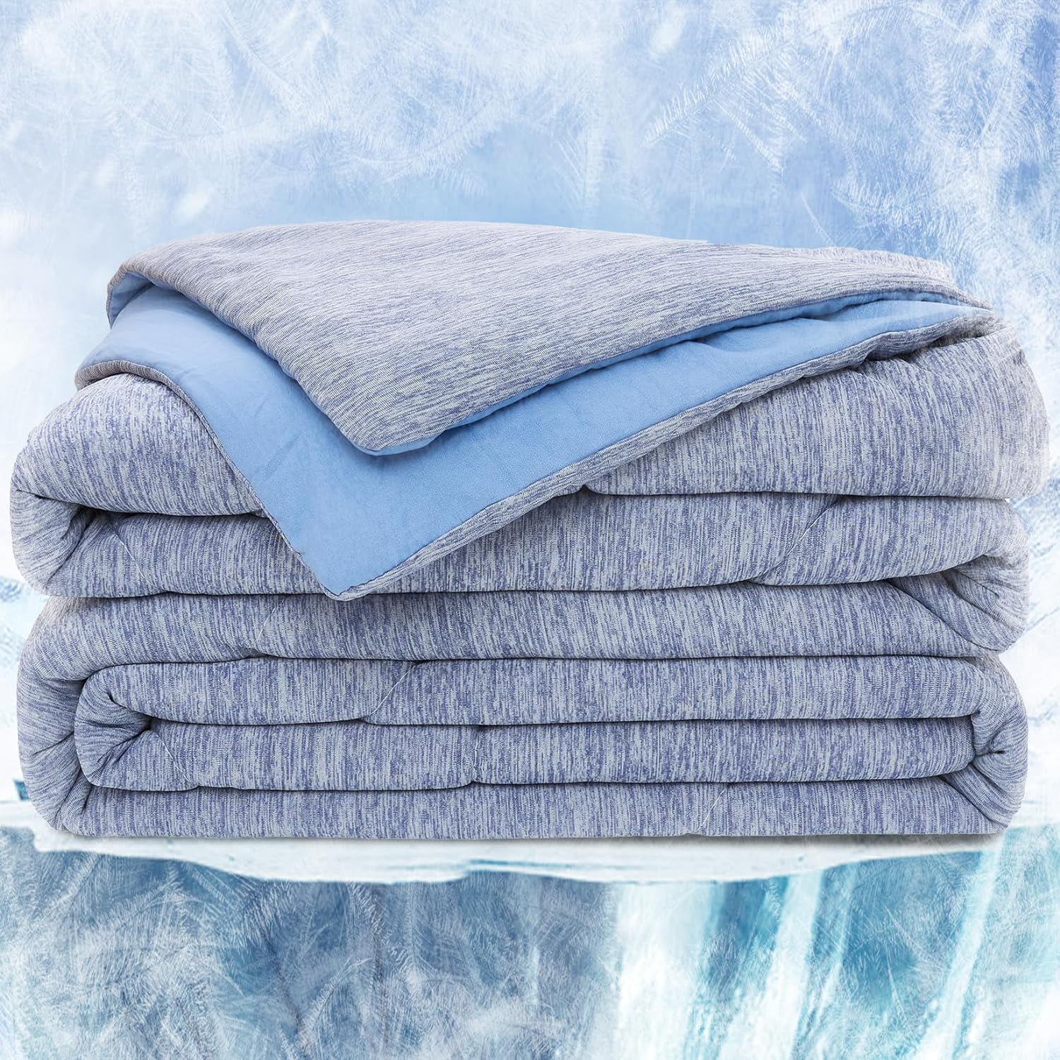 OMERAI Double-Sided Cooling Comforter King Size, Lightweight Cooling ...