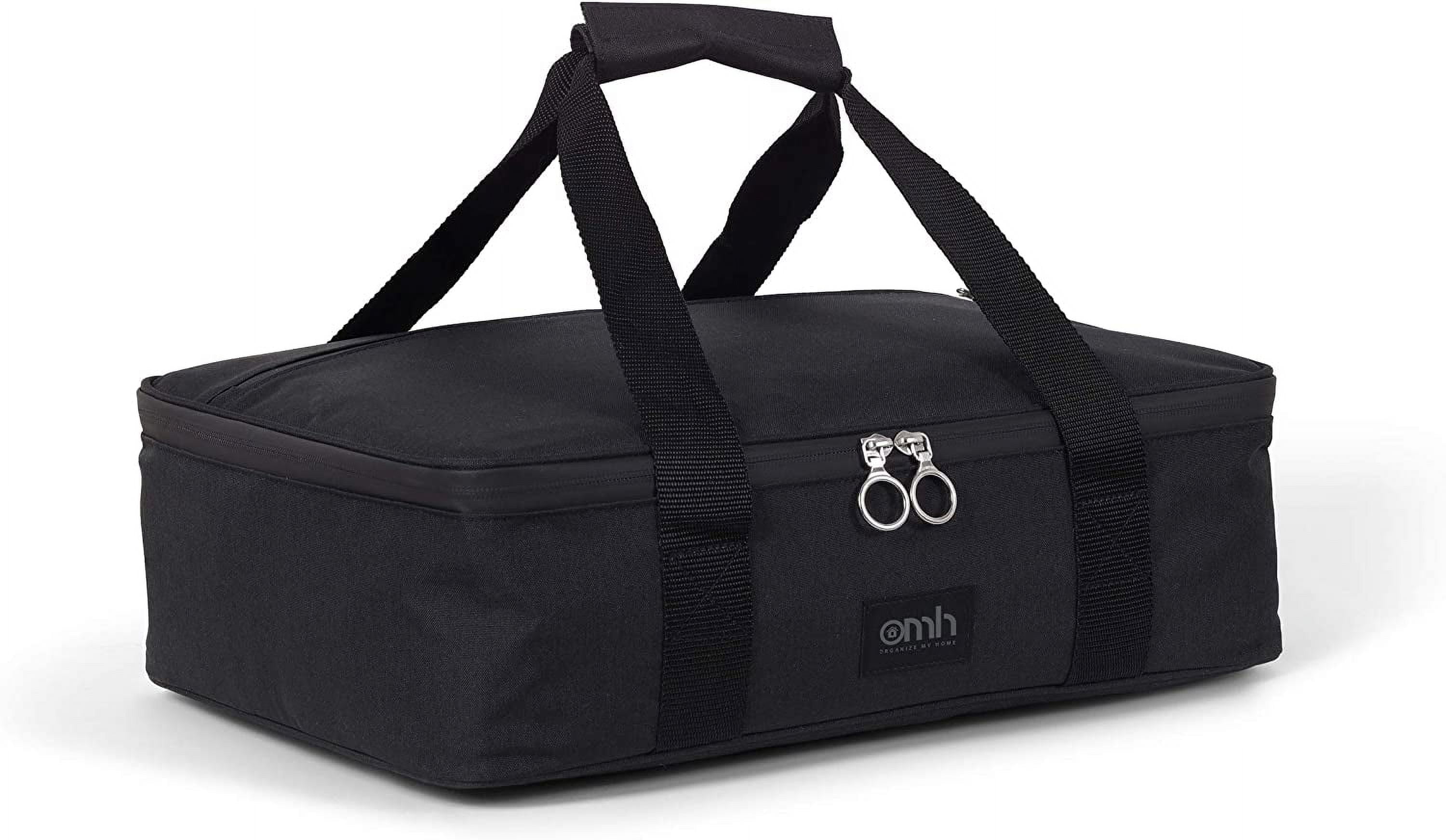 OMH Insulated Casserole Carrying Case, Hot/Cold Food Storage for Travel ...