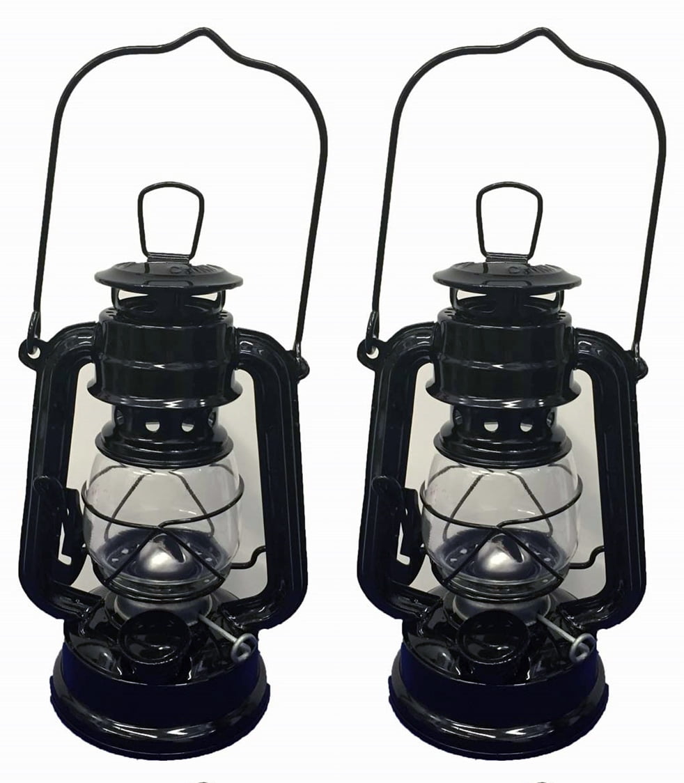 OMNI 8 inch Black Hurricane Kerosene Oil Camping Lantern - Walmart.com